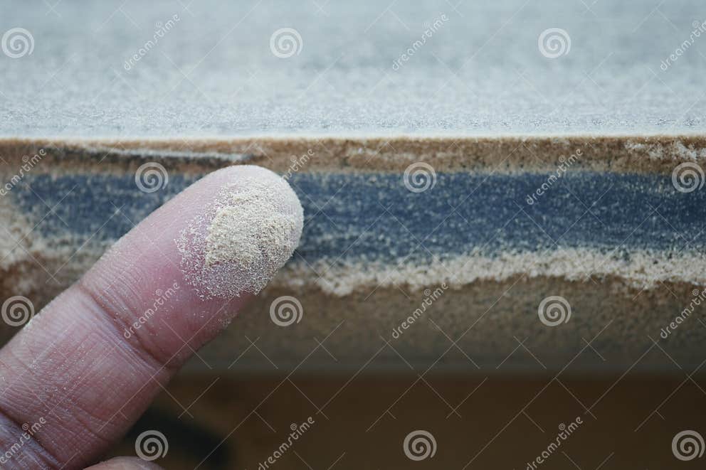 Dust and Dirt on a finger stock photo. Image of dirt - 304497012