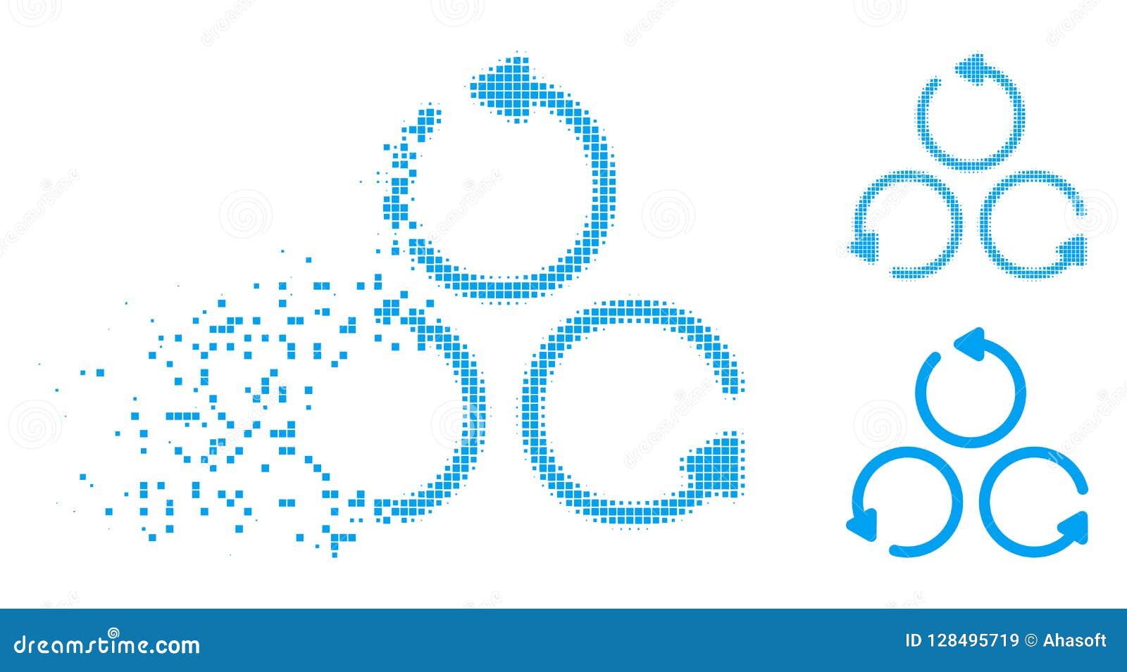 Dust Dotted Halftone Rotation Icon Stock Vector - Illustration of ... Dust Dotted Halftone Rotation Icon Stock Vector - Illustration of ...