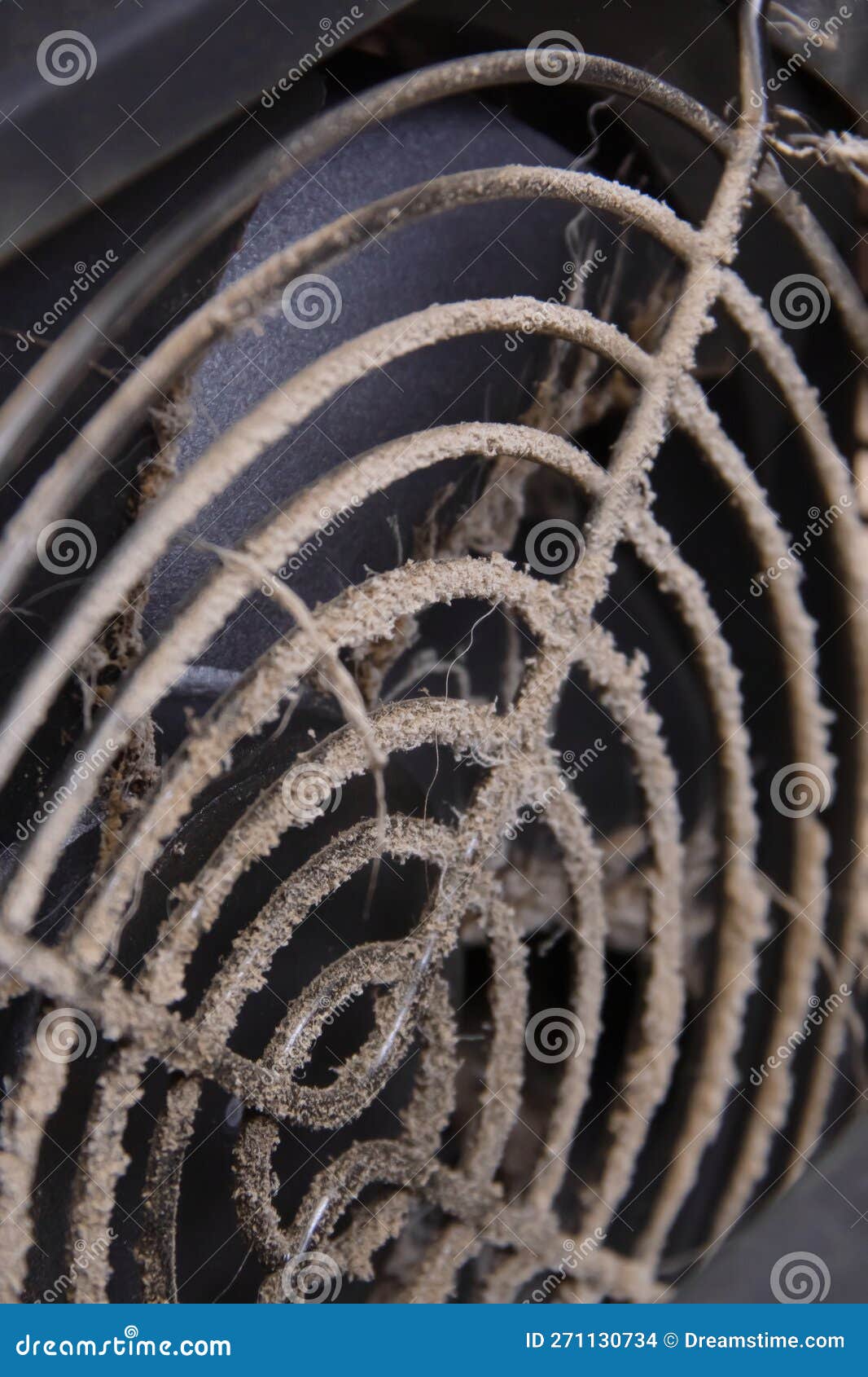Dust on the Fan in the Computer Stock Photo - Image of cleaning, case ...