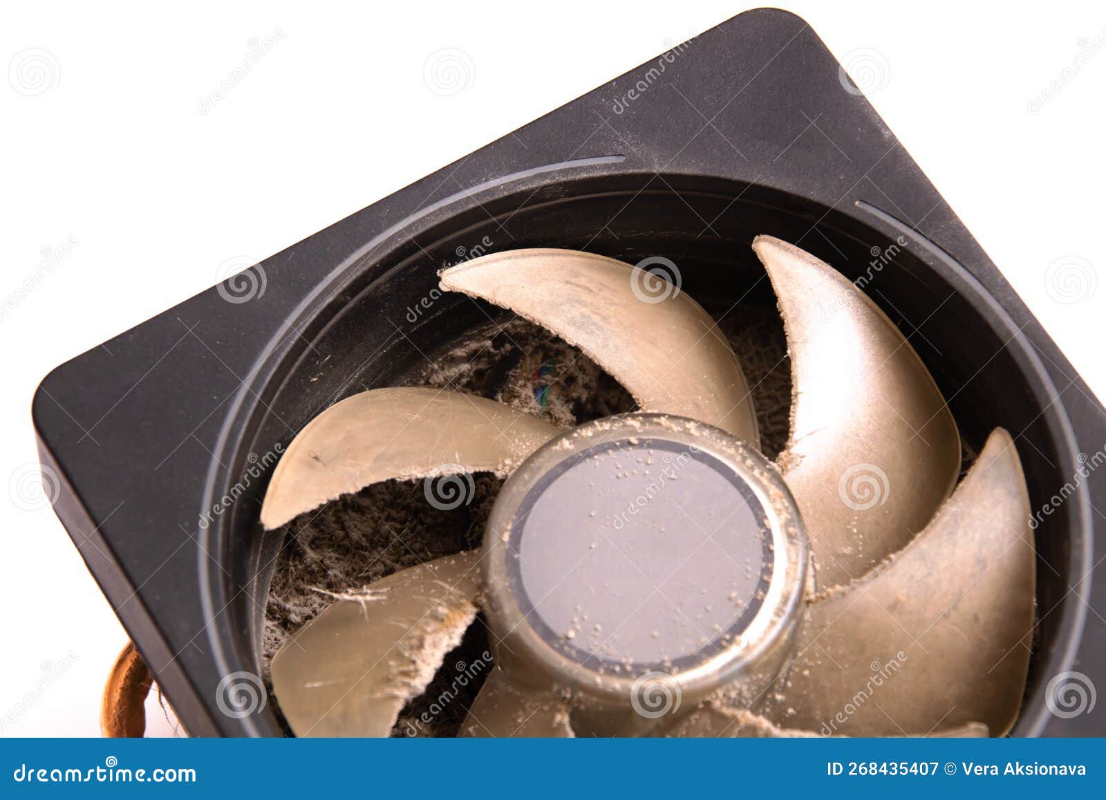 Dust on the Fan in the Computer Stock Image - Image of dirty, dusty ...