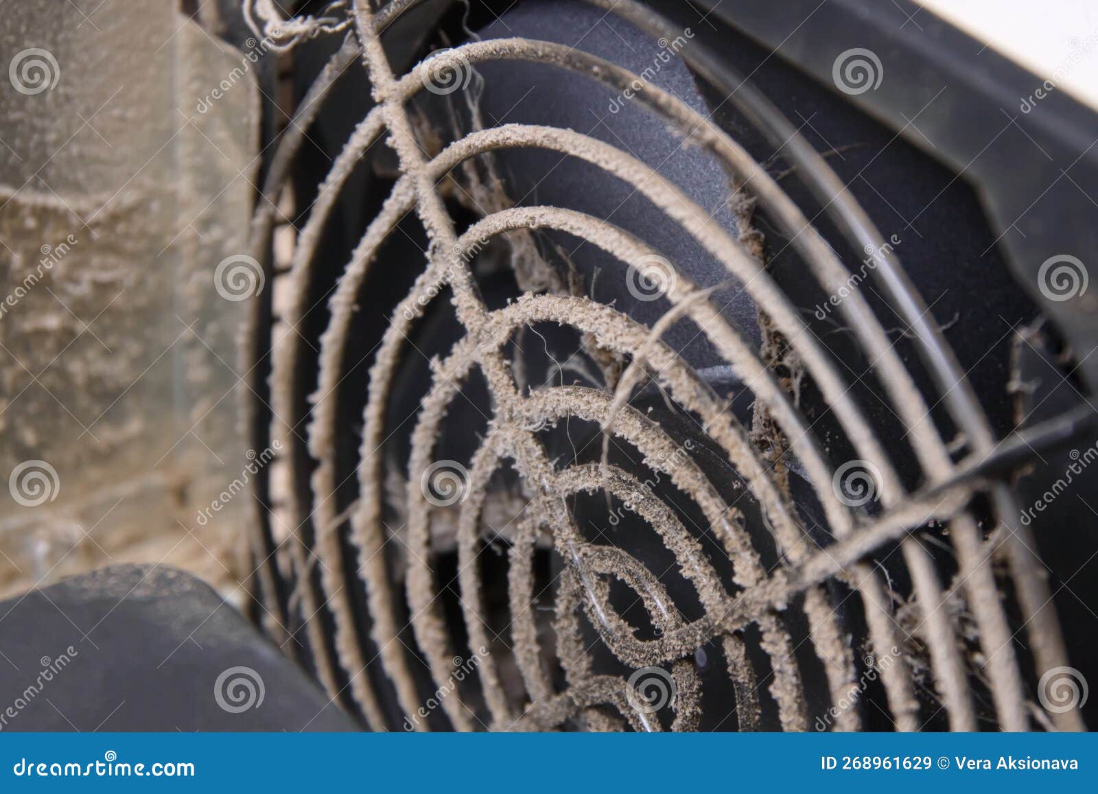 Dust on the Fan in the Computer Stock Image - Image of equipment ...