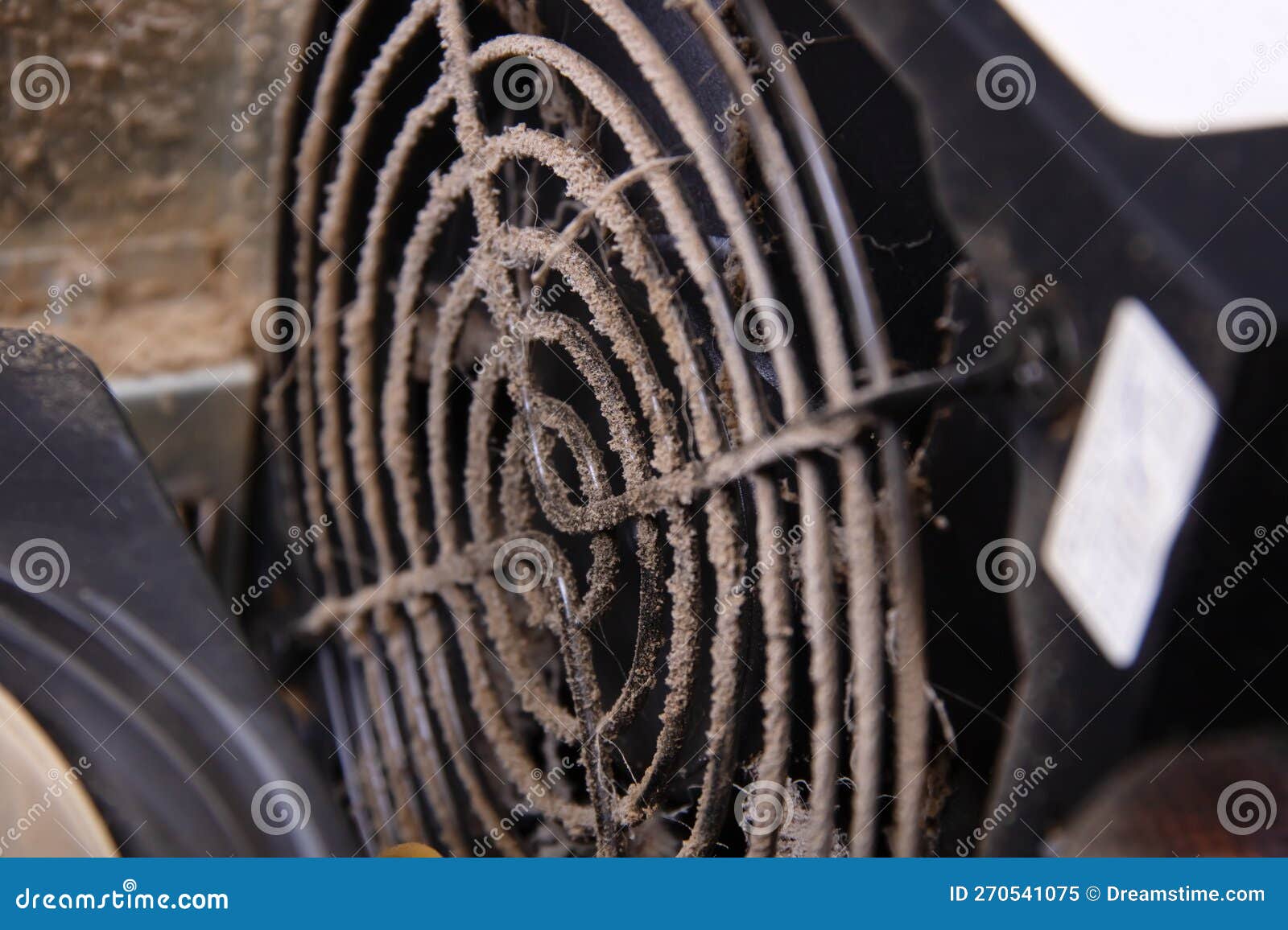 Dust on the Fan in the Computer Stock Image - Image of equipment ...