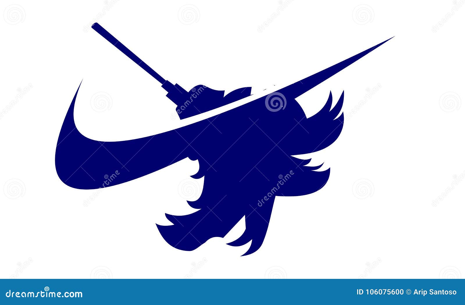 Dust Feather Logo Design Template Stock Vector - Illustration of dust ...