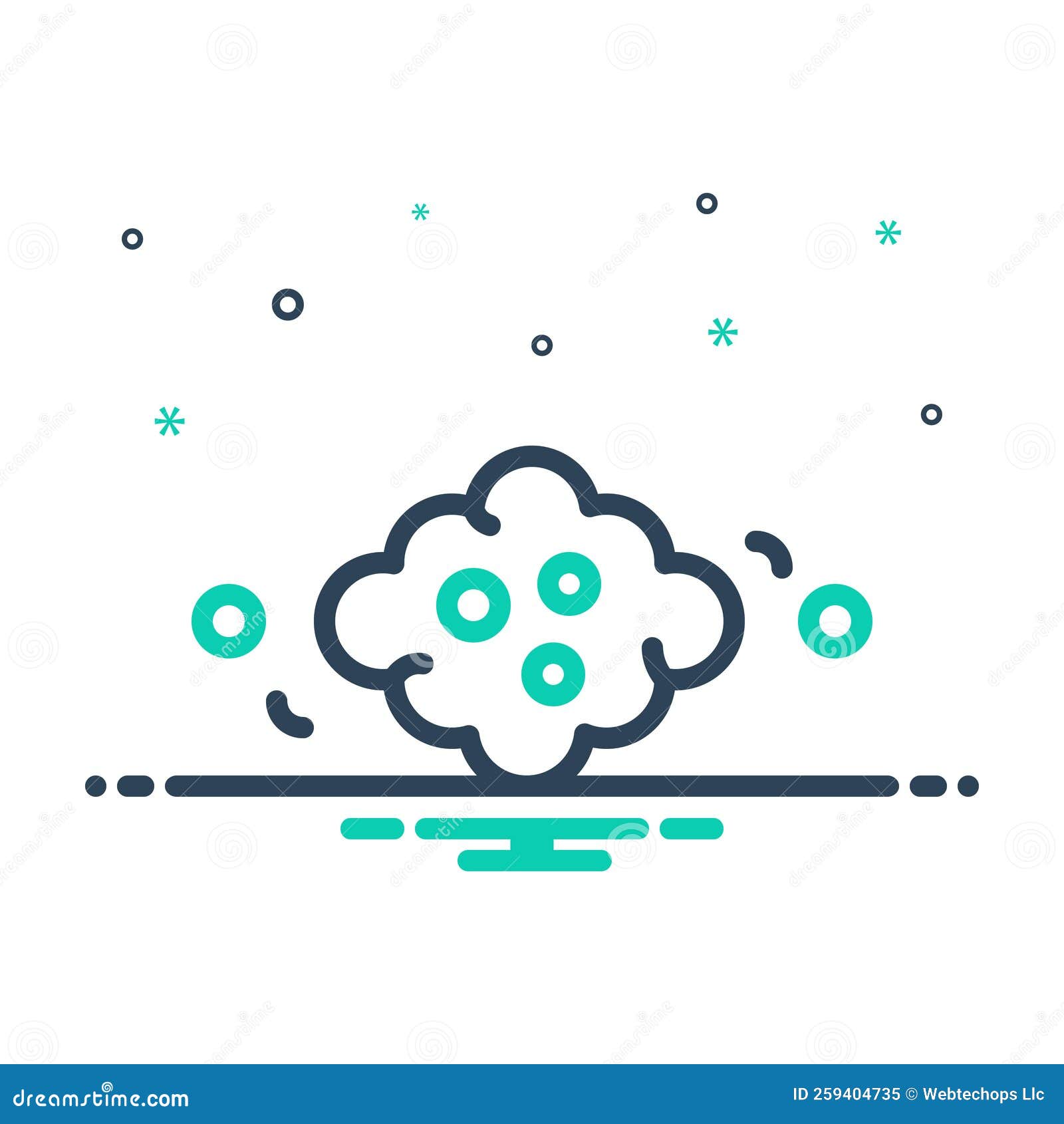 Mix Icon for Dust, Dirt and Grime Stock Vector - Illustration of wind ...