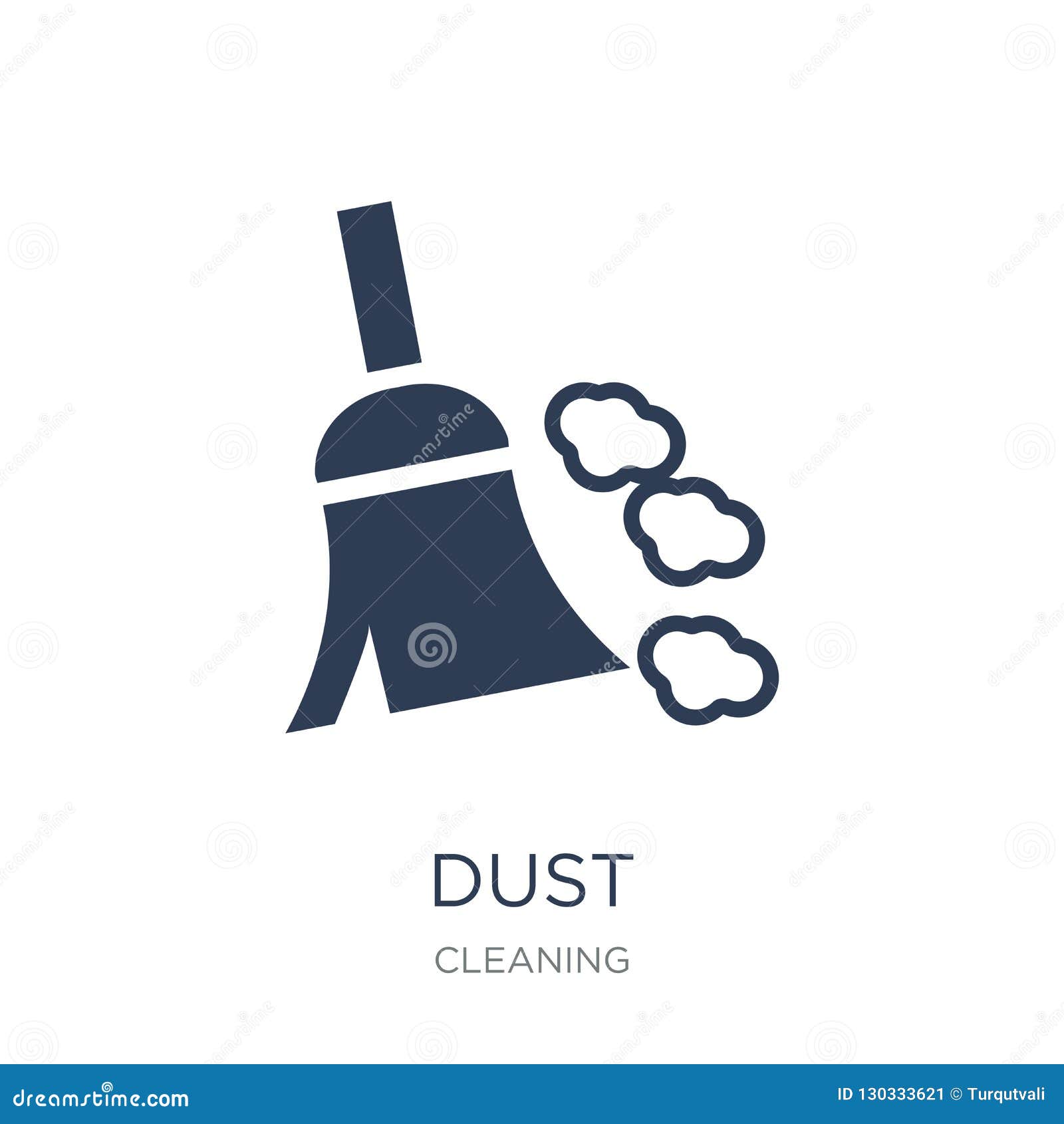 Dust Icon Vector From Air Pollution Contamination Collection. Thin Line ...