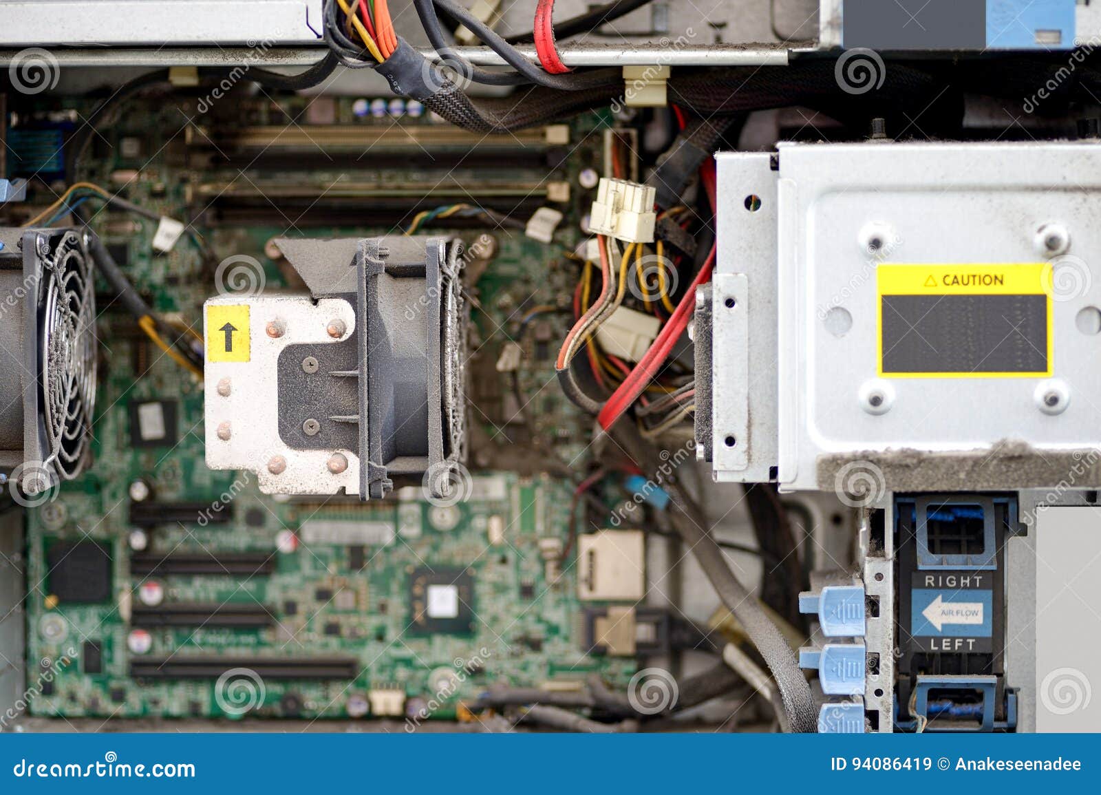 Inside Computer Case Stock Image | CartoonDealer.com #93343645