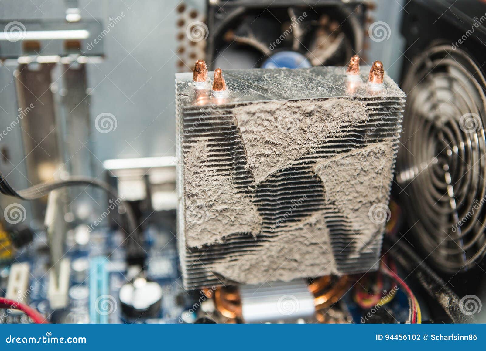 Dust inside computer stock photo. Image of chip, dust - 94456102