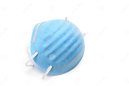 Dust Mask Isolated Over White Stock Photo - Image of detail, details ...