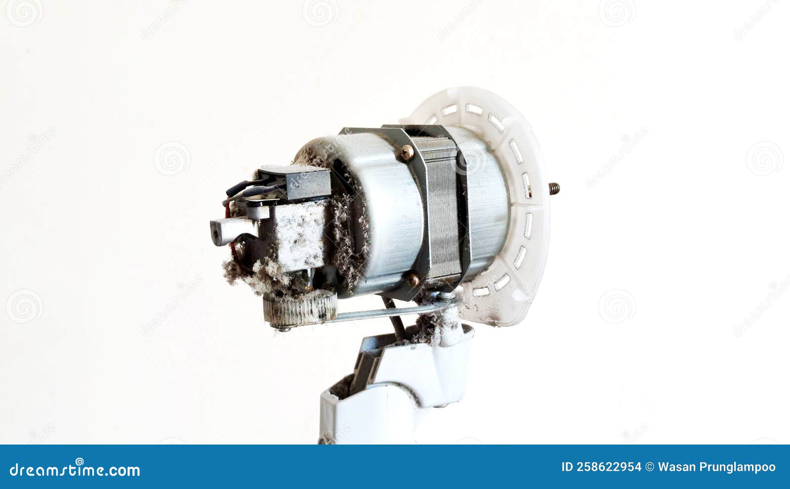 Dust in the Motor Inside the Fan Stock Photo - Image of power, motor ...
