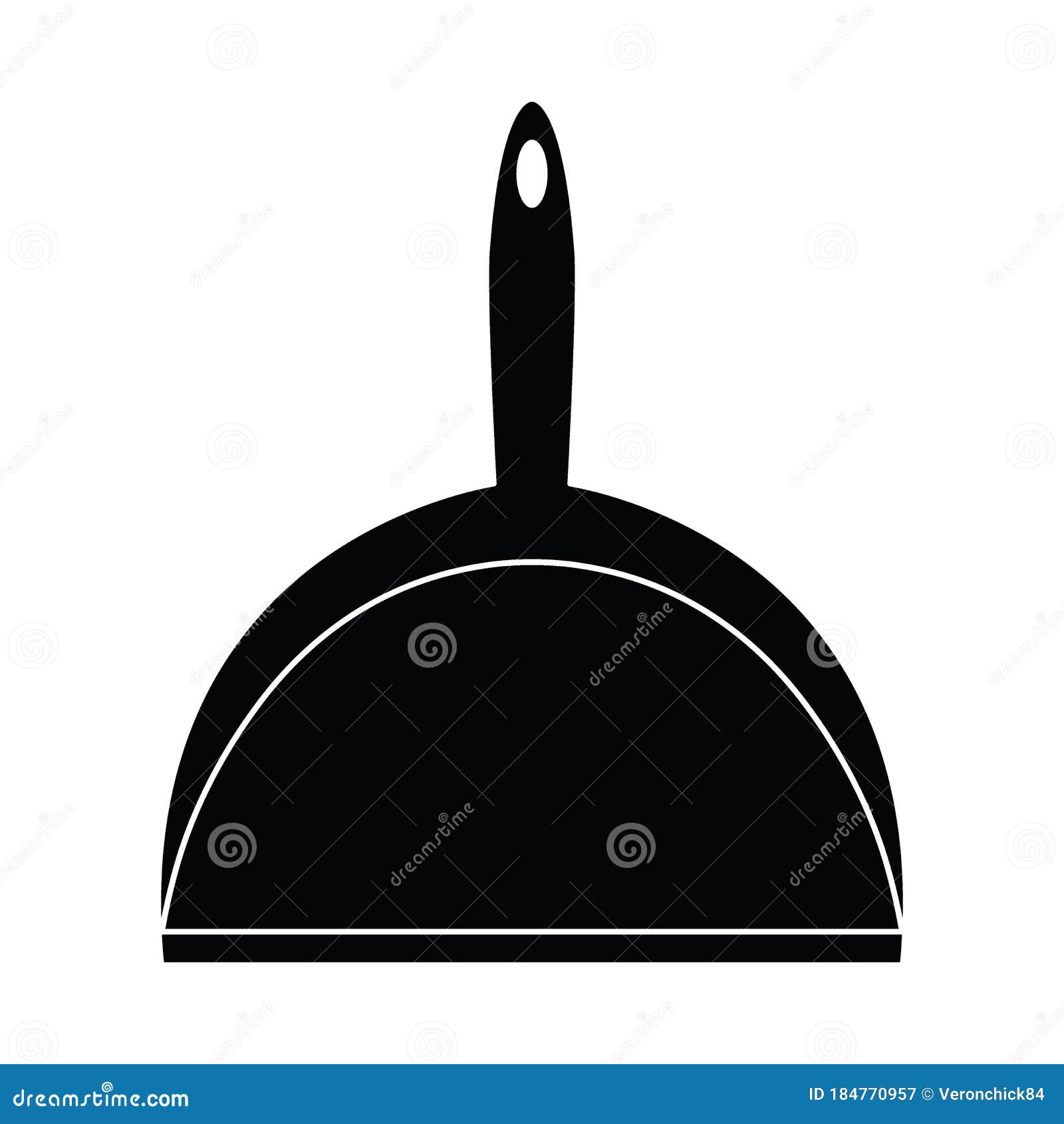 Dust pan icon vector sign stock vector. Illustration of sign - 184770957