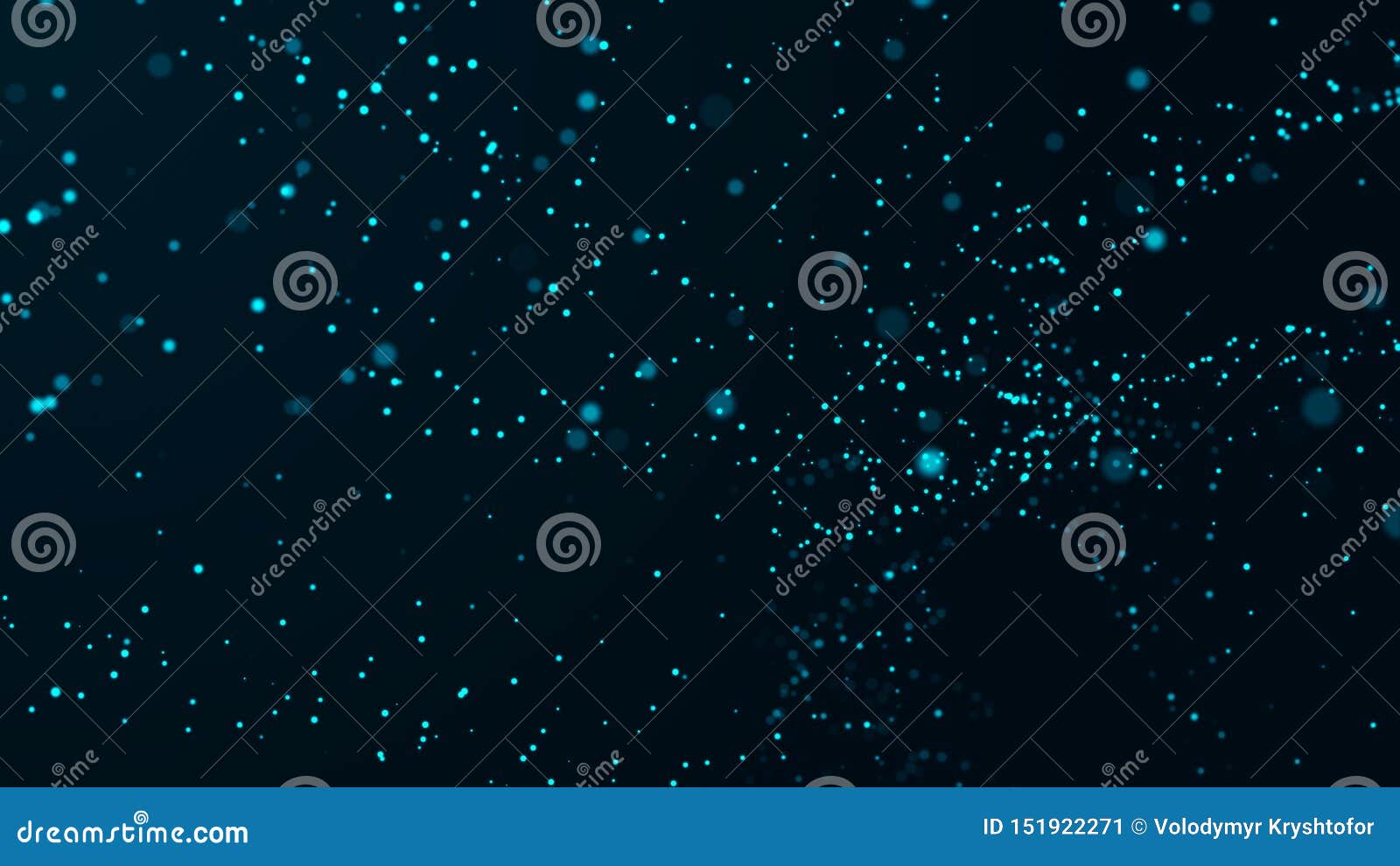 Dust Particles. Abstract Background of Dots. Cosmic Illustration. 3d ...