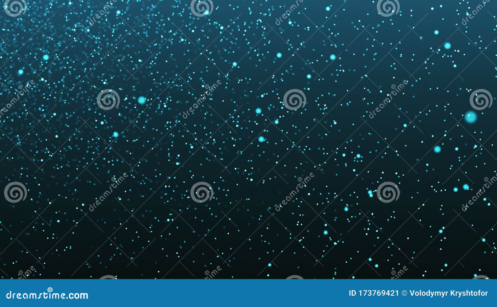 Dust Particles. Abstract Background of Dots. Cosmic Illustration. 3d ...