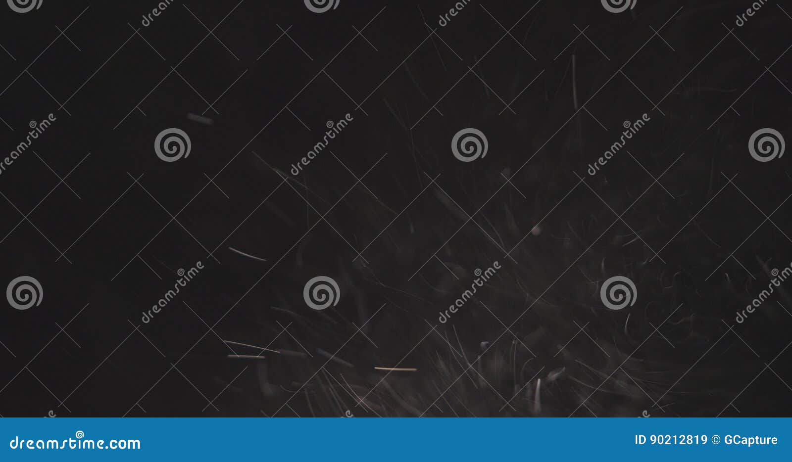 Dust Particles Fast Moving Over Black Background from Right Stock Image ...