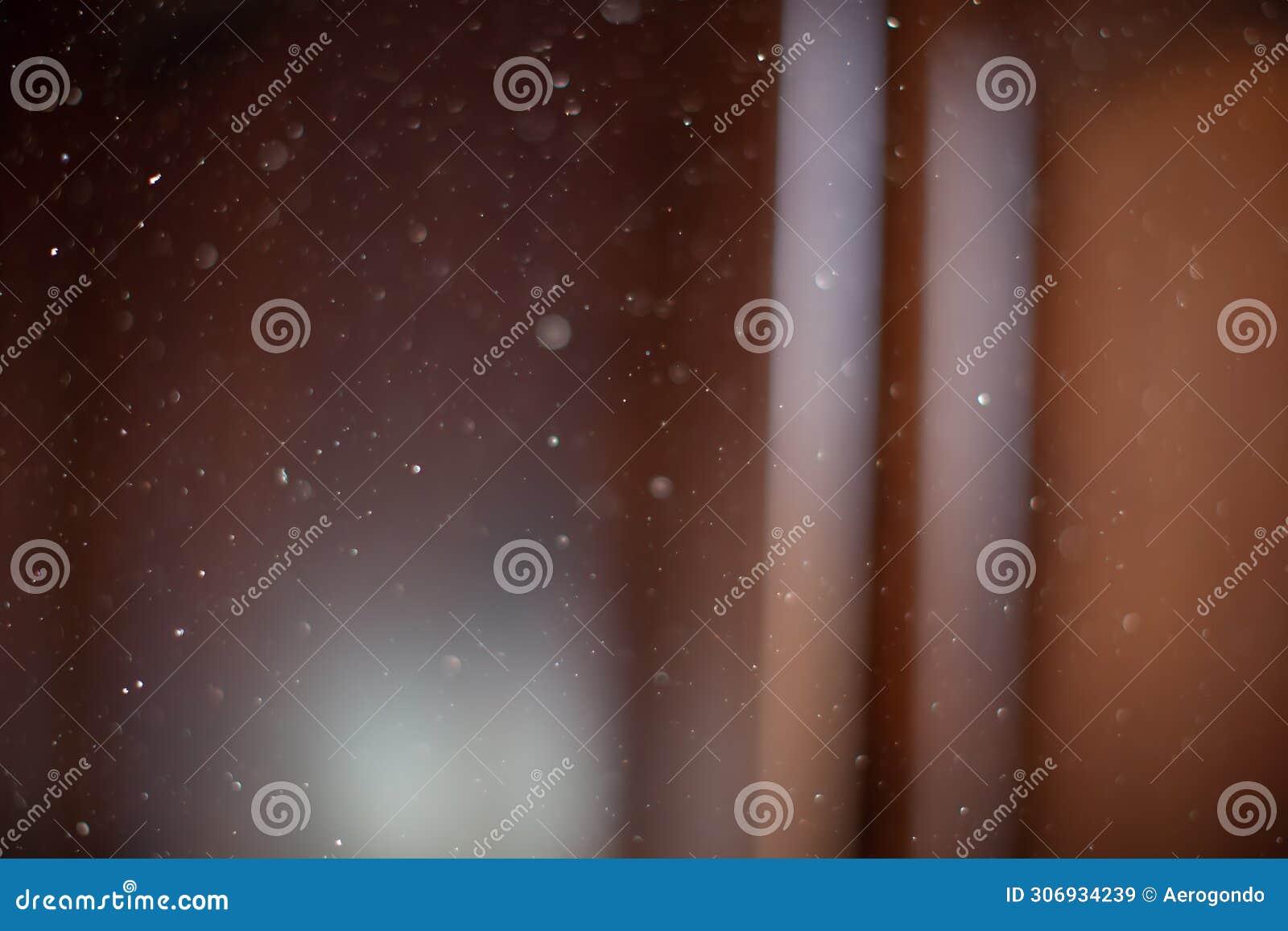 Dust Particles Flying in the Bedroom Stock Image - Image of room ...