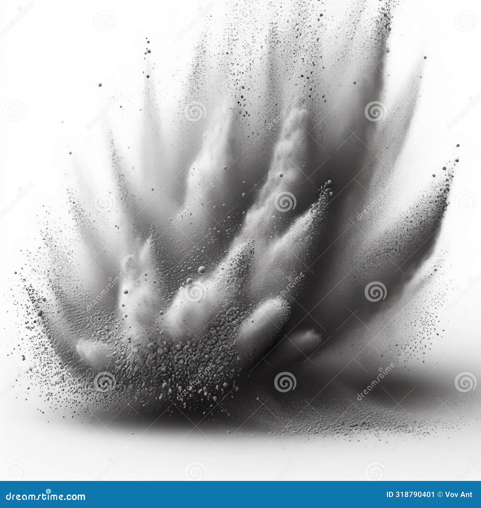 Dust Particles with a Smooth, Polished Surface, Reflecting Ligh Stock ...