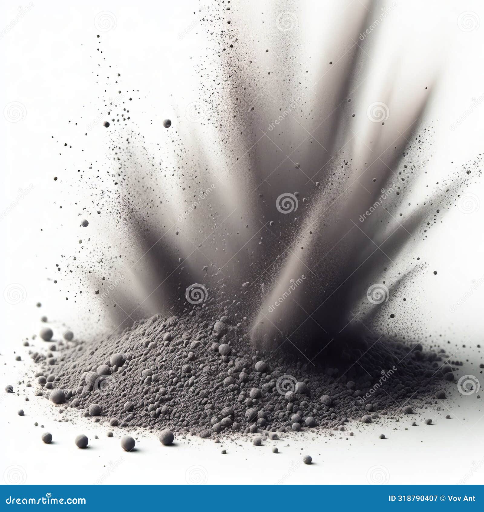 Dust Particles with a Smooth, Polished Surface, Reflecting Ligh Stock ...