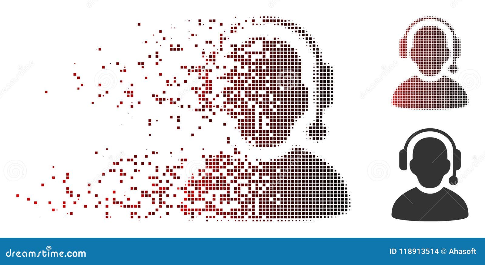 Dust Pixel Halftone Call Center Icon Stock Vector - Illustration of ... Dust Pixel Halftone Call Center Icon Stock Vector - Illustration of ...