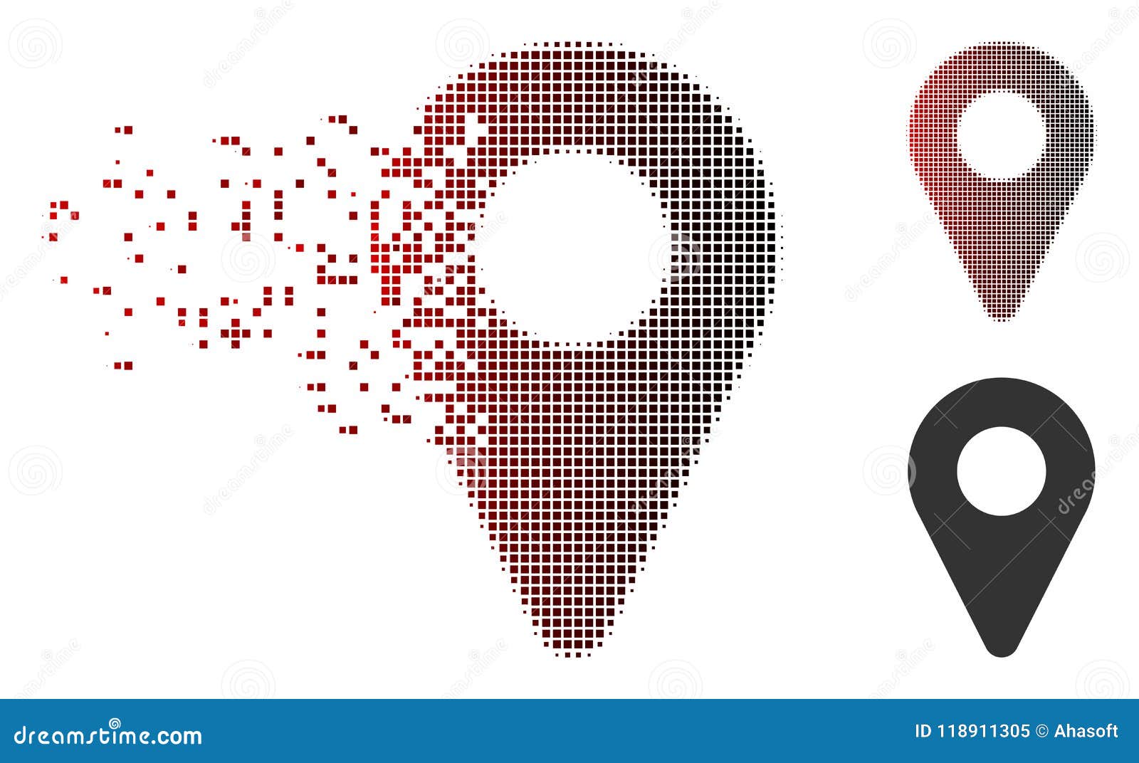 Dust Pixel Halftone Map Marker Icon Stock Vector - Illustration of ... Dust Pixel Halftone Map Marker Icon Stock Vector - Illustration of ...