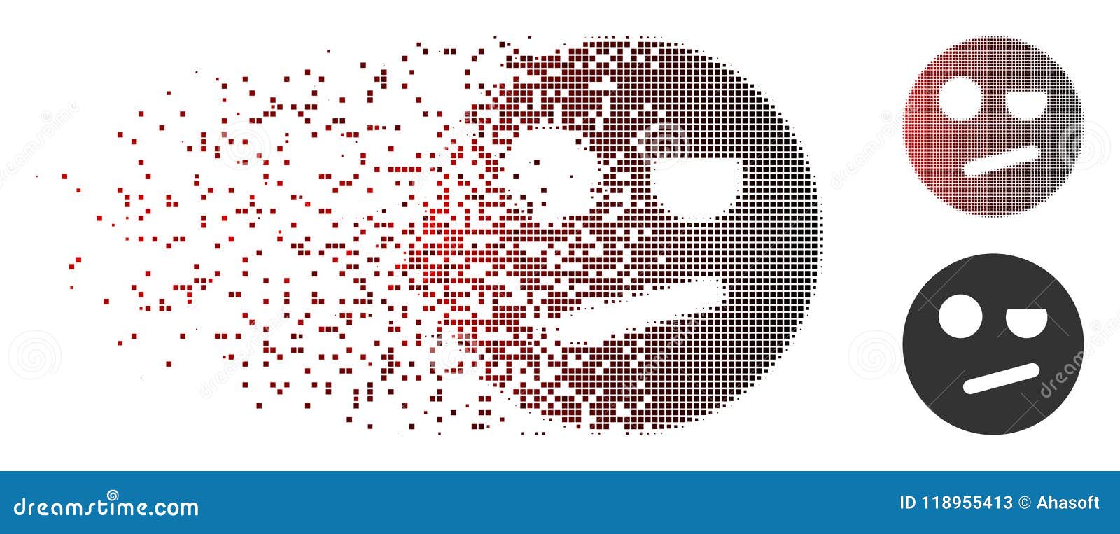 Dust Pixel Halftone Negation Smiley Icon Stock Vector - Illustration of ... Dust Pixel Halftone Negation Smiley Icon Stock Vector - Illustration of ...