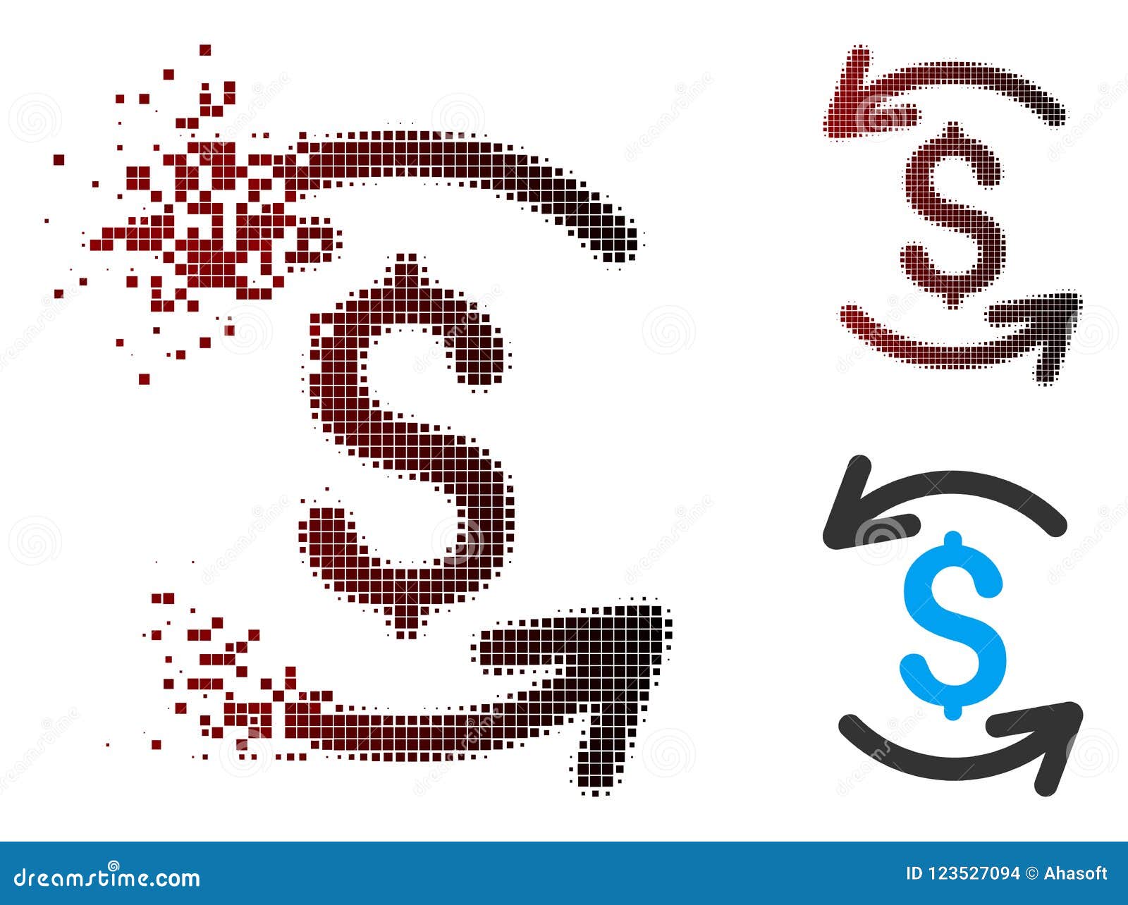 Dust Pixel Halftone Refresh Balance Icon Stock Vector - Illustration of ... Dust Pixel Halftone Refresh Balance Icon Stock Vector - Illustration of ...