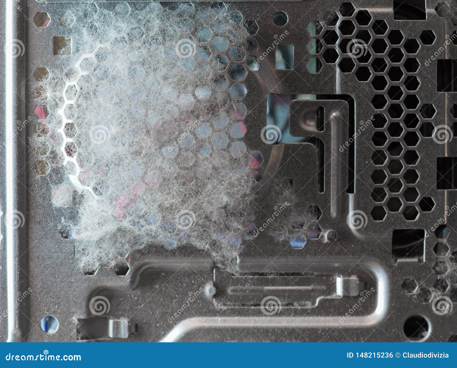 Dust and Pollen in Computer Case Stock Photo - Image of poplar ...