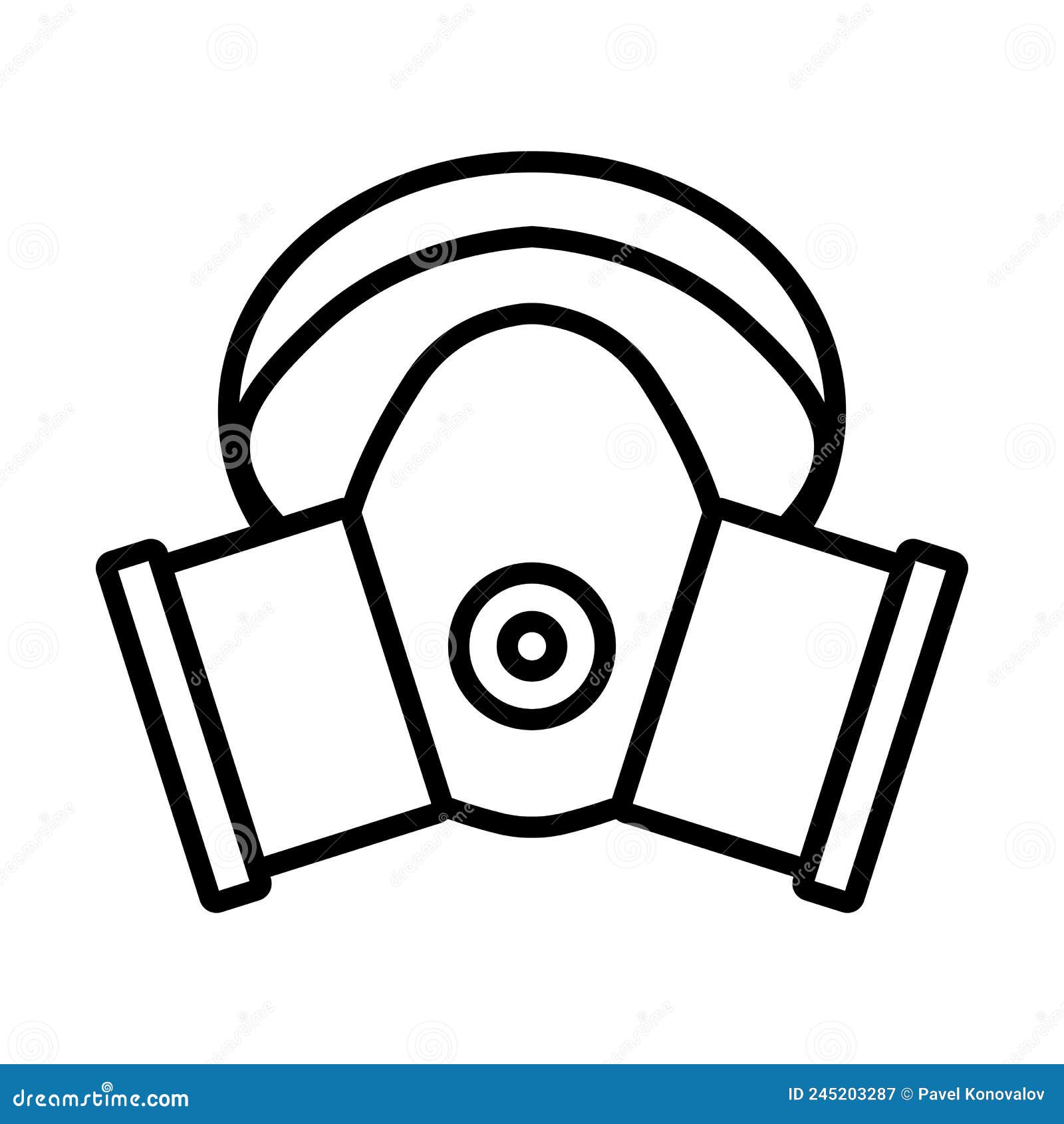 Dust Protection Mask Icon stock vector. Illustration of black - 245203287