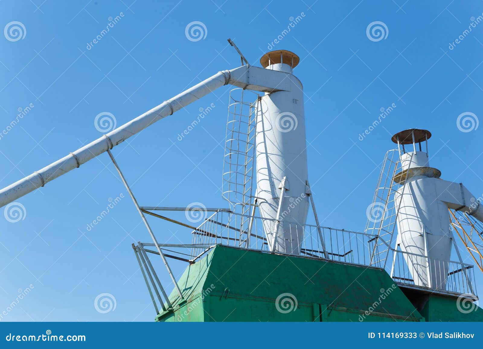 Dust Purification Cyclone Air Vortex Separation Separator Stock Image ...