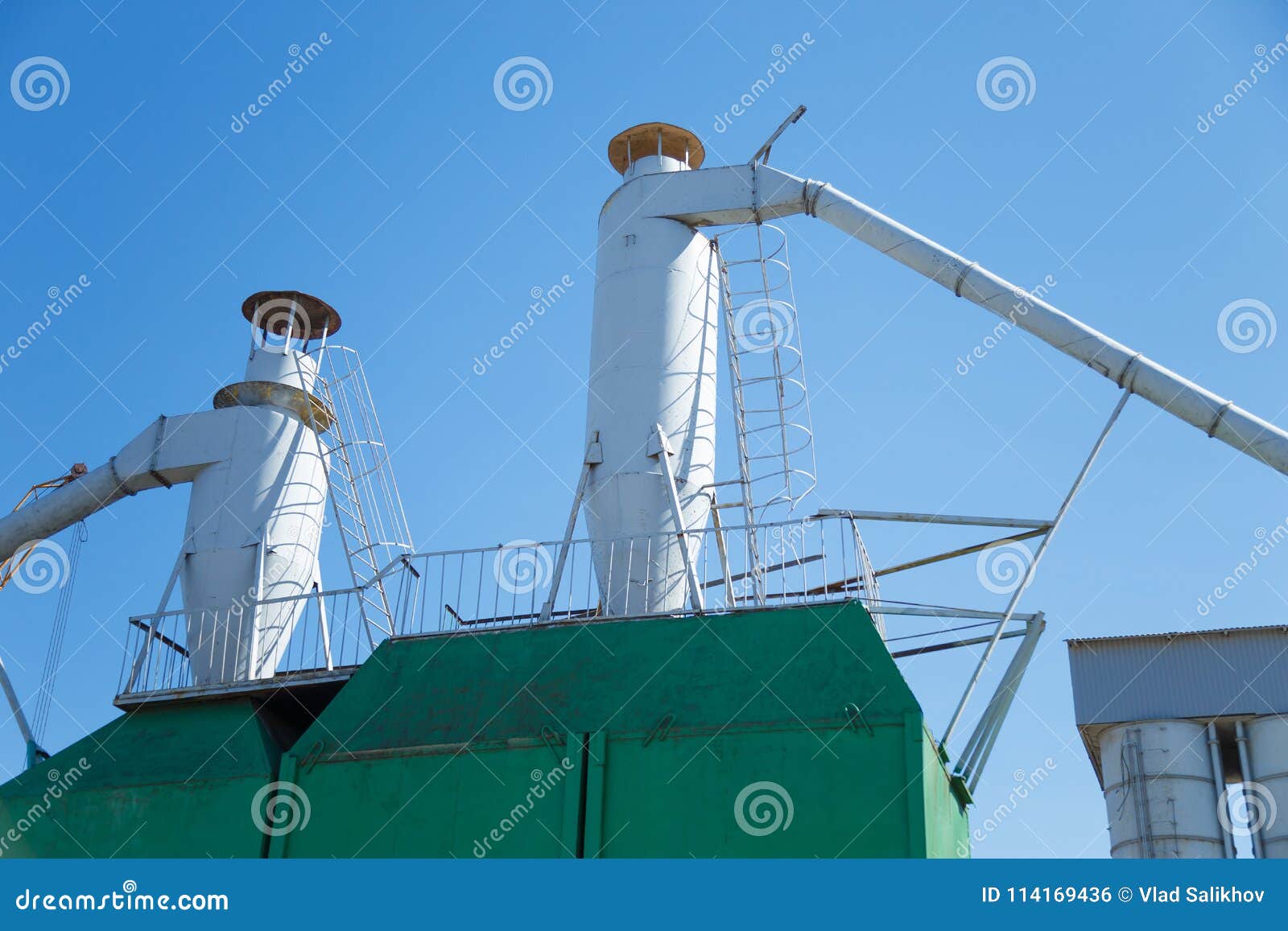 Dust Purification Cyclone Air Vortex Separation Separator Stock Photo ...