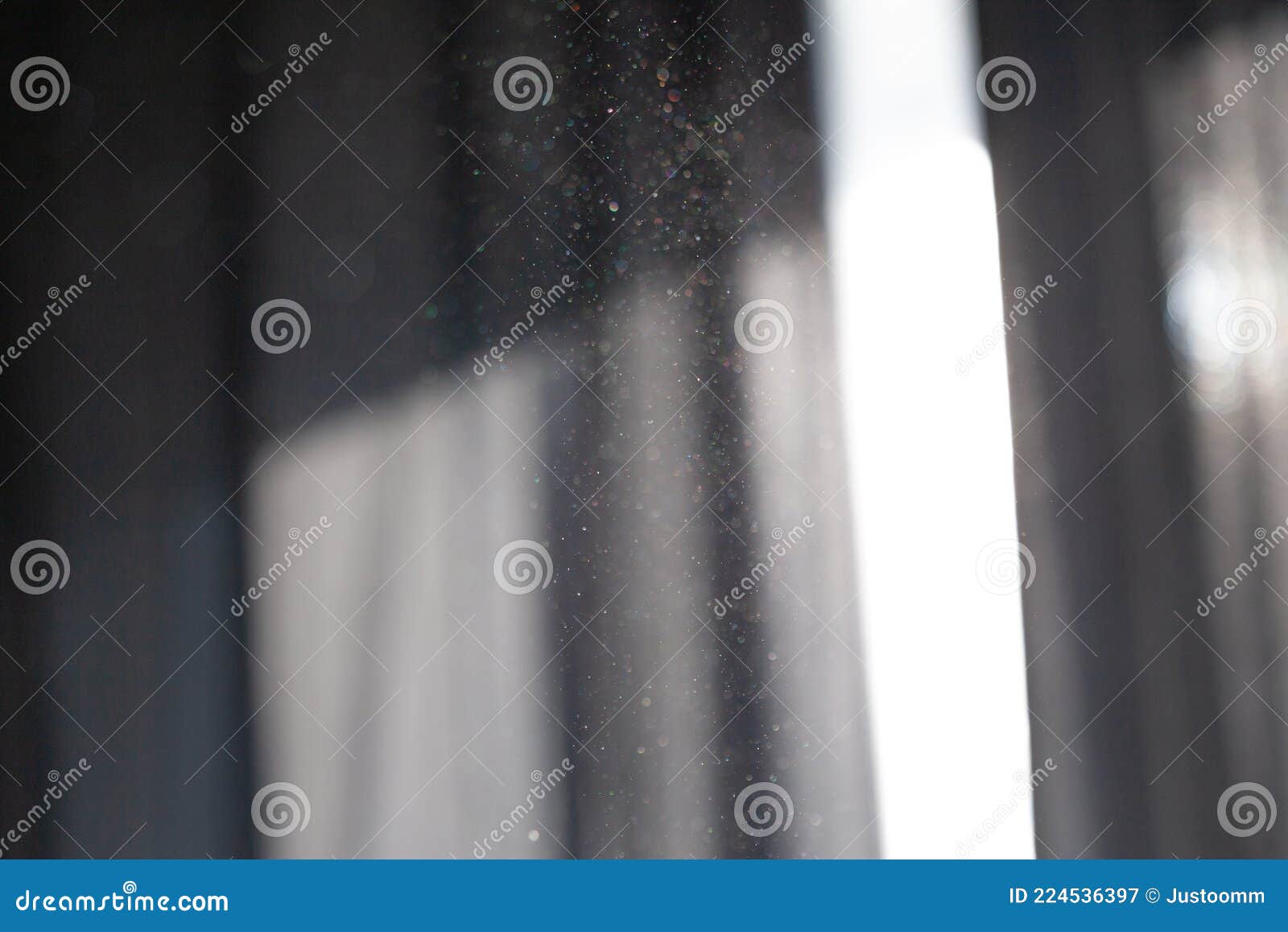 Dust in the Room, in the Sunlight from the Window Stock Image - Image ...