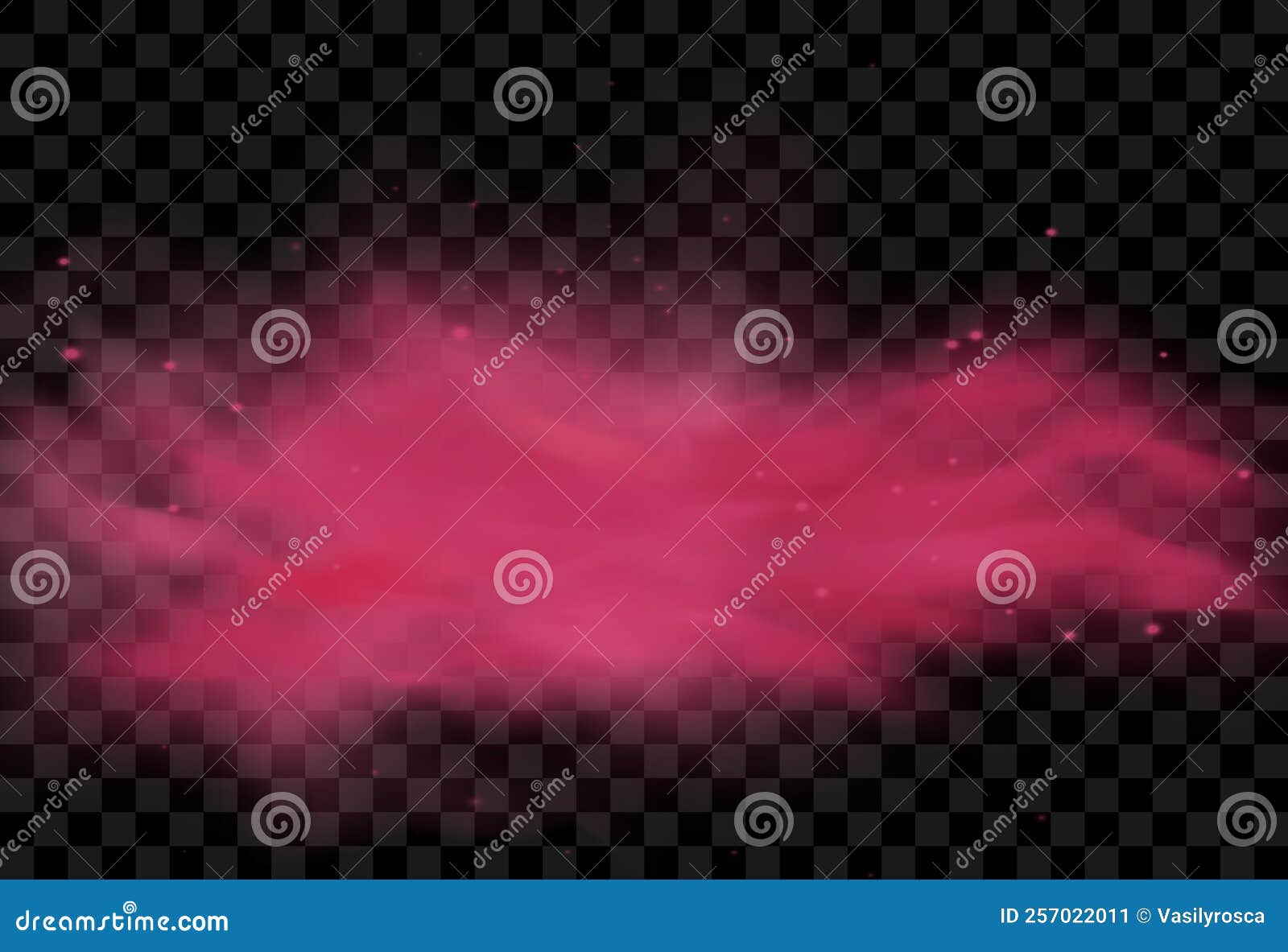 Dust Sand Red Cloud Effect. Dirt Smoke Vector Flying Red Background ...