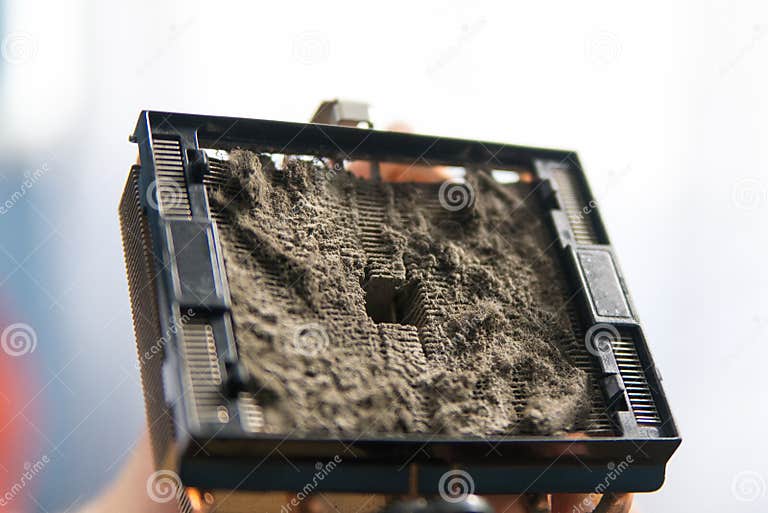 Dust in Computer Case Computer Service and Security Stock Photo - Image ...