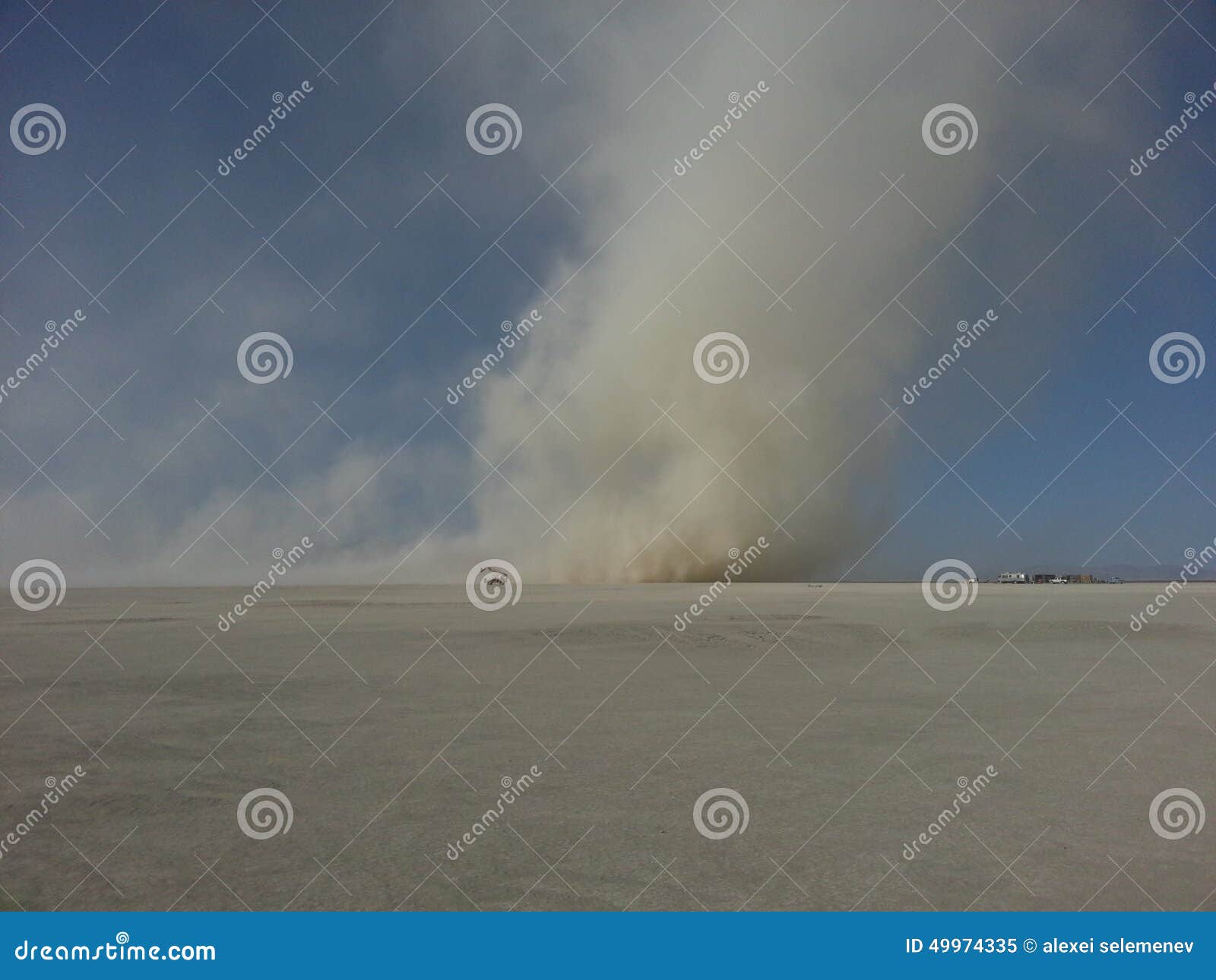 Dust storm in the desert stock image. Image of desert - 49974335