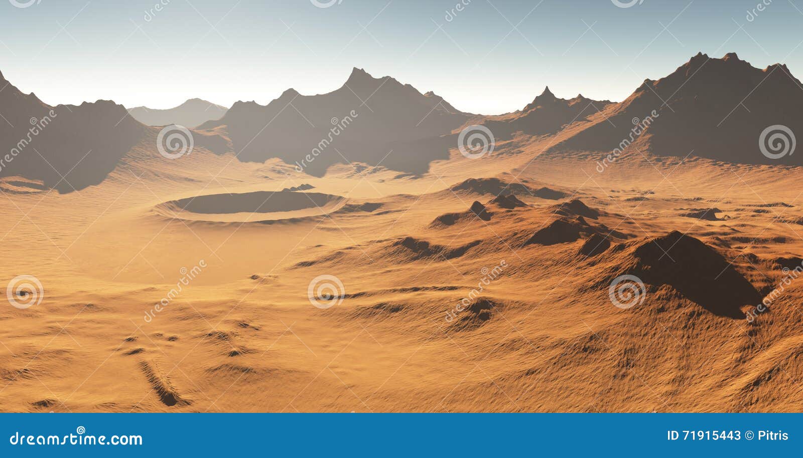 Dust Storm In The Desert, Formidable Natural Phenomenon, Natural ...