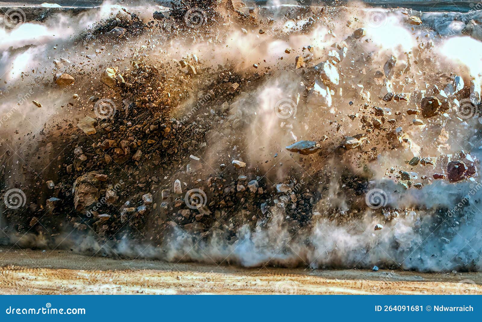 Electronic Detonator Blasting on the Mining Site Stock Image - Image of ...