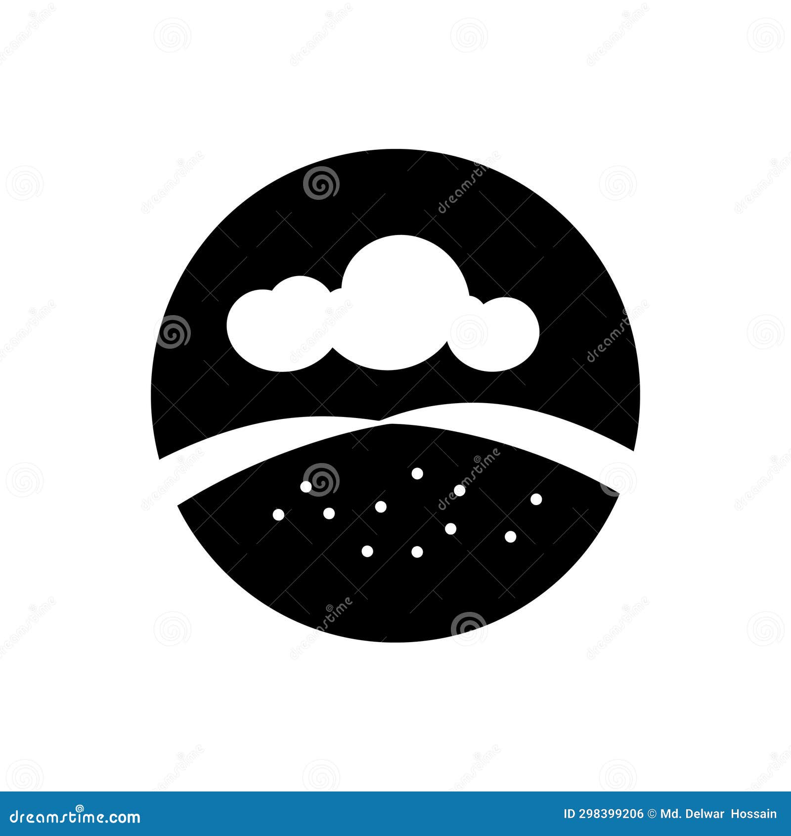 Dust storms icon stock vector. Illustration of dust - 298399206
