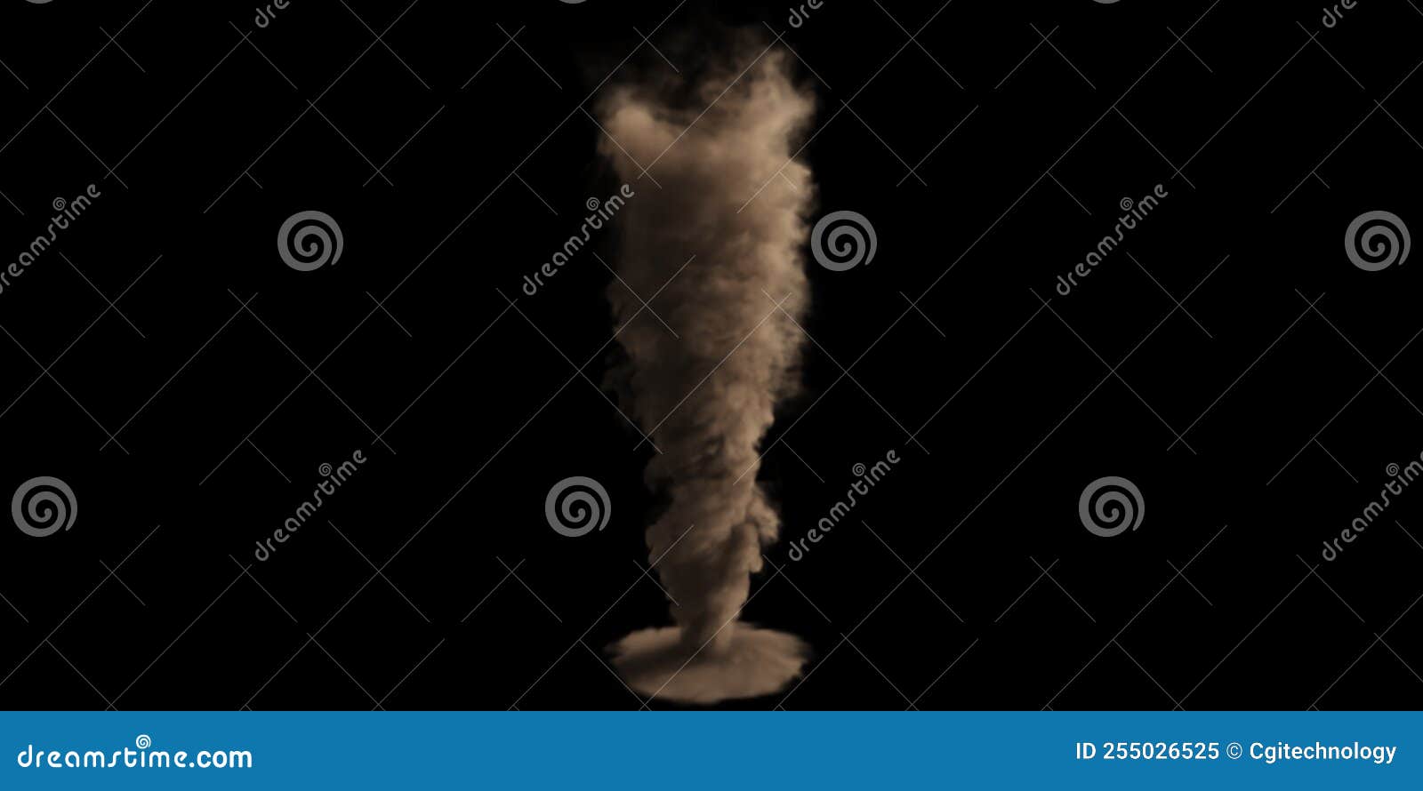Dust Tornado on Alpha Channel Stock Video - Video of breeze, smoke ...