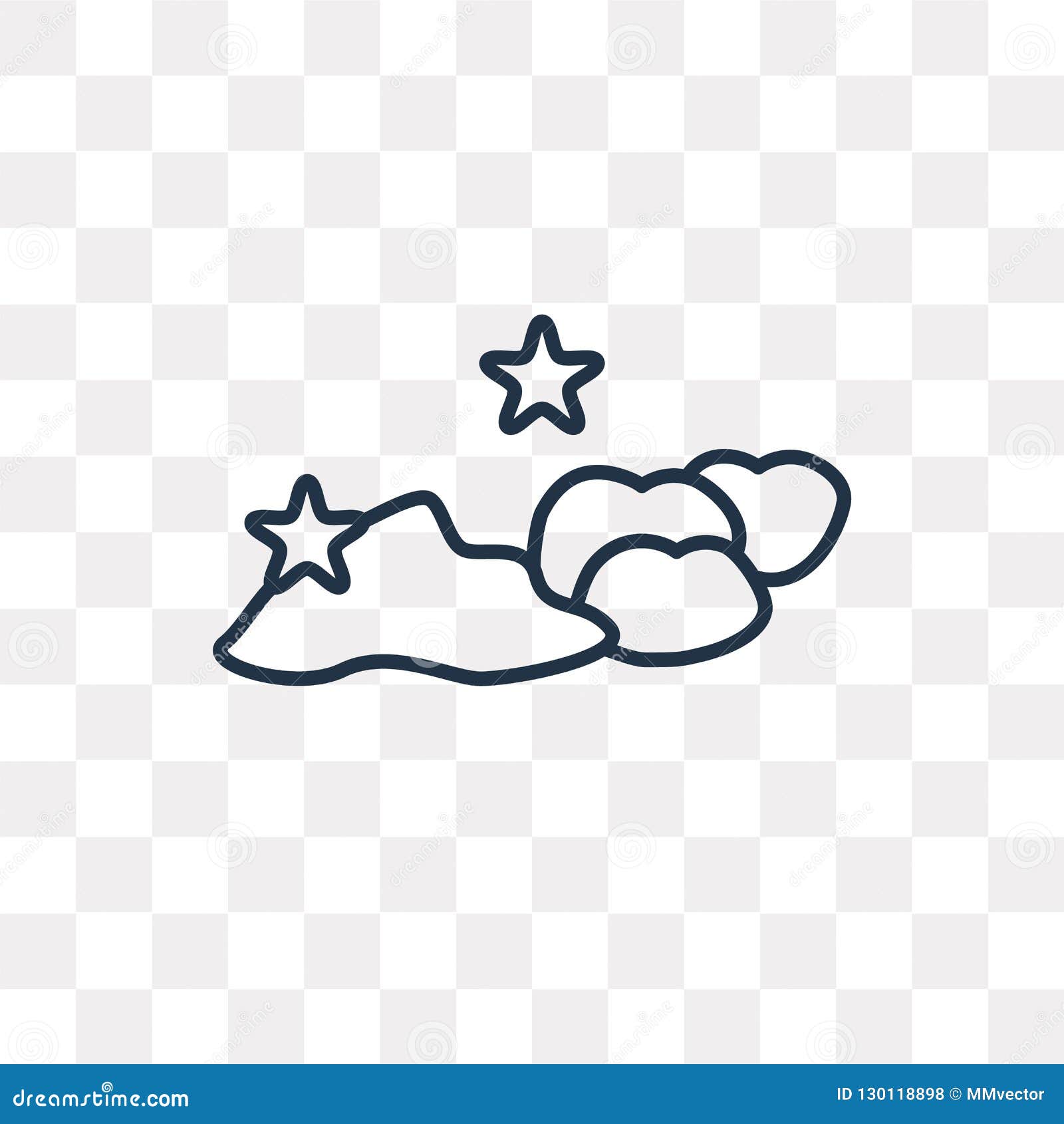 Dust Vector Icon Isolated on Transparent Background, Linear Dust Stock ...