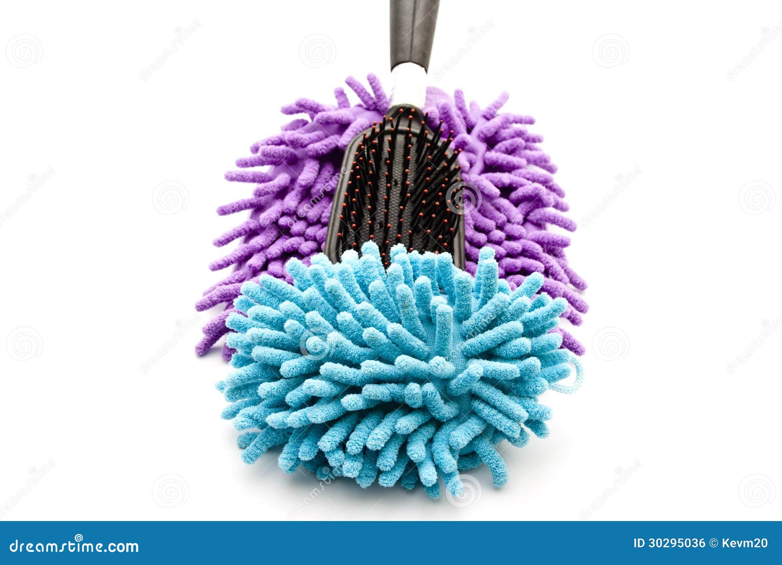 Dust Wiper with Hair Brush stock photo. Image of household - 30295036