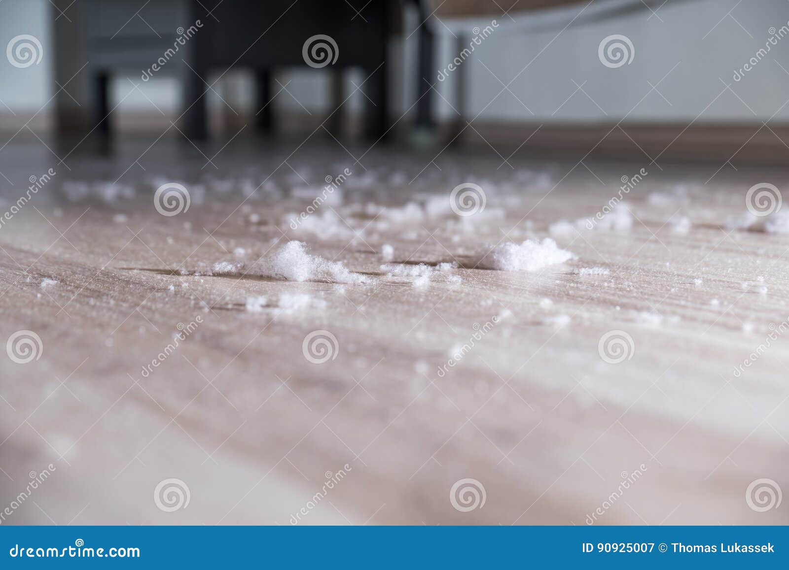 Dust on the wood floor stock image. Image of hair, dust - 90925007