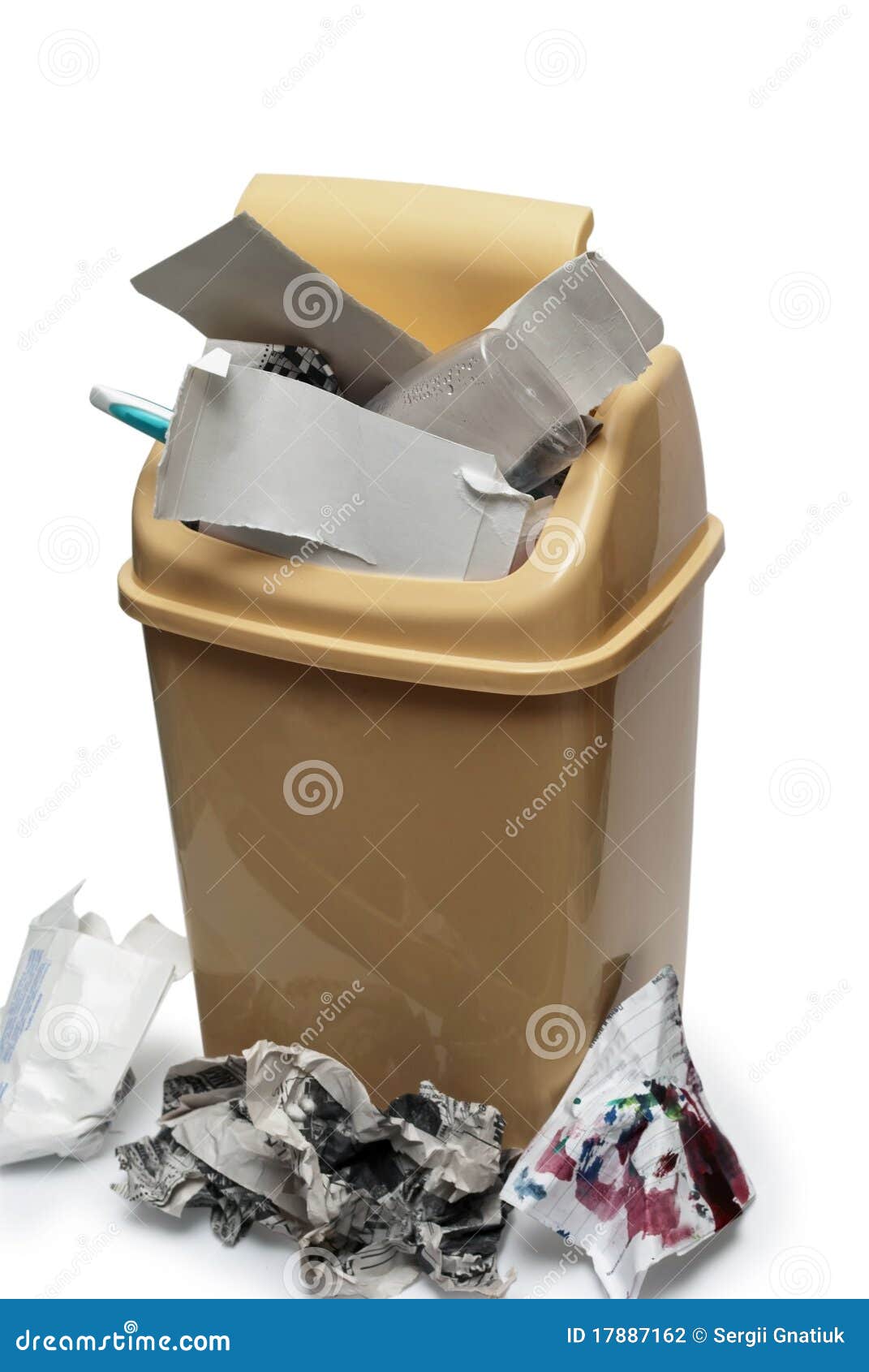 Dustbin stock photo. Image of industrial, sign, heap - 17887162