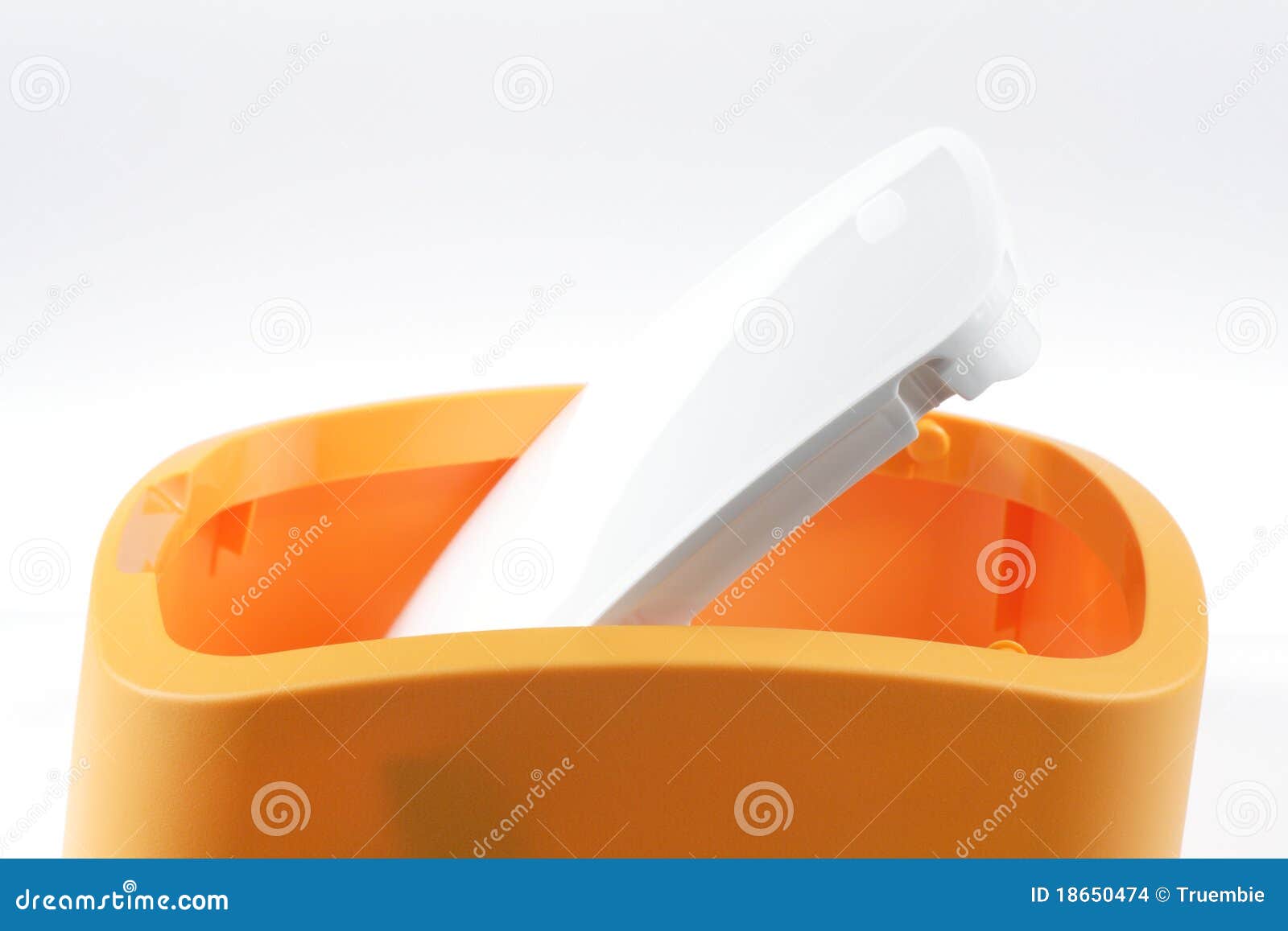 Dustbin stock photo. Image of hygiene, white, open, ecology - 18650474