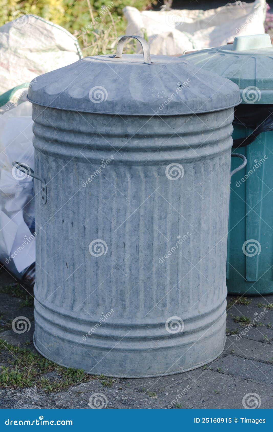 Dustbin stock image. Image of waste, collection, cans - 25160915