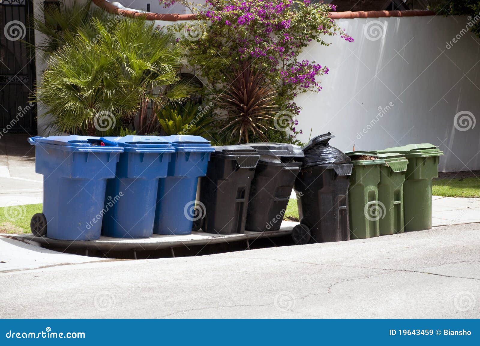 Dustbin containers stock image. Image of dustbin, recycle - 19643459