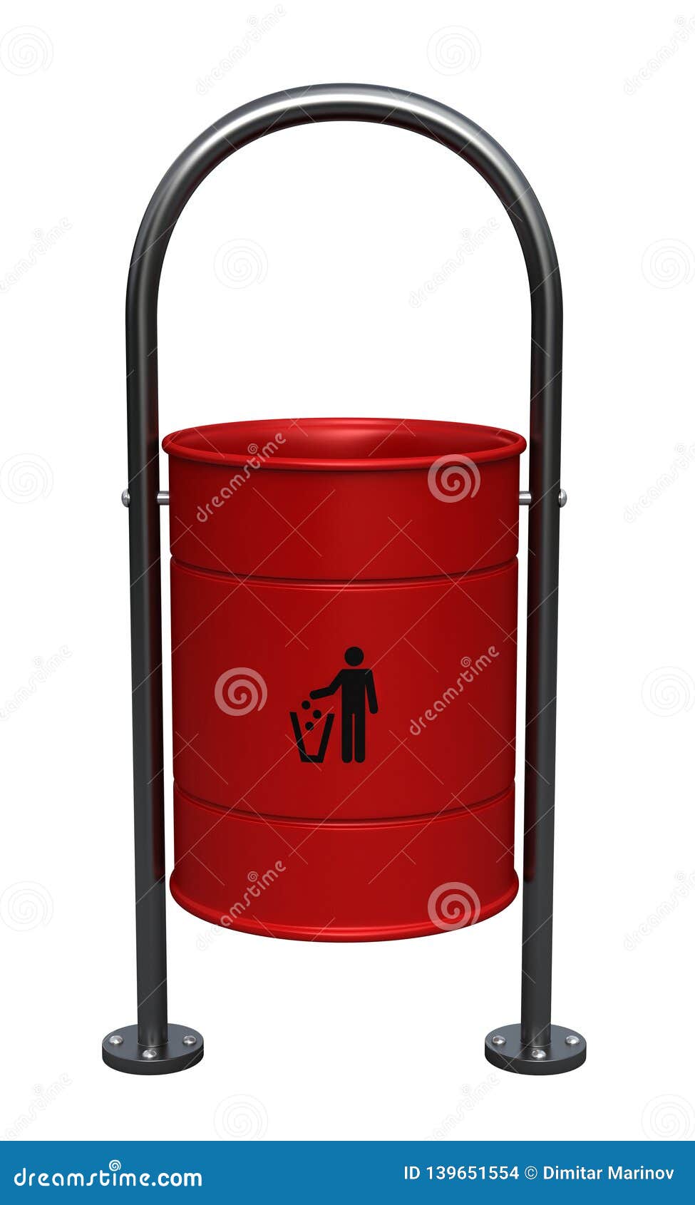 Dustbin stock illustration. Illustration of refuse, dustbin - 139651554