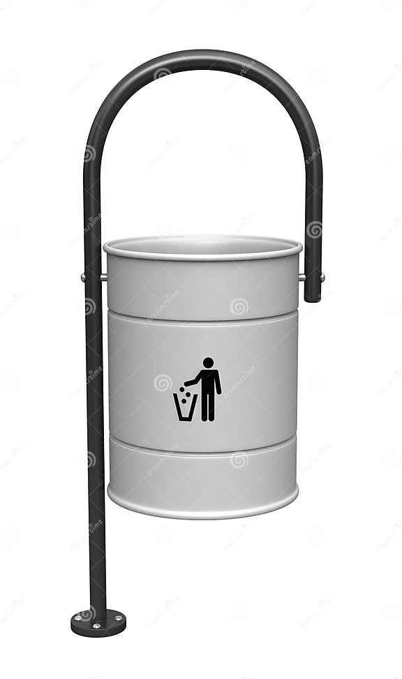 Dustbin stock illustration. Illustration of recycle - 139651666