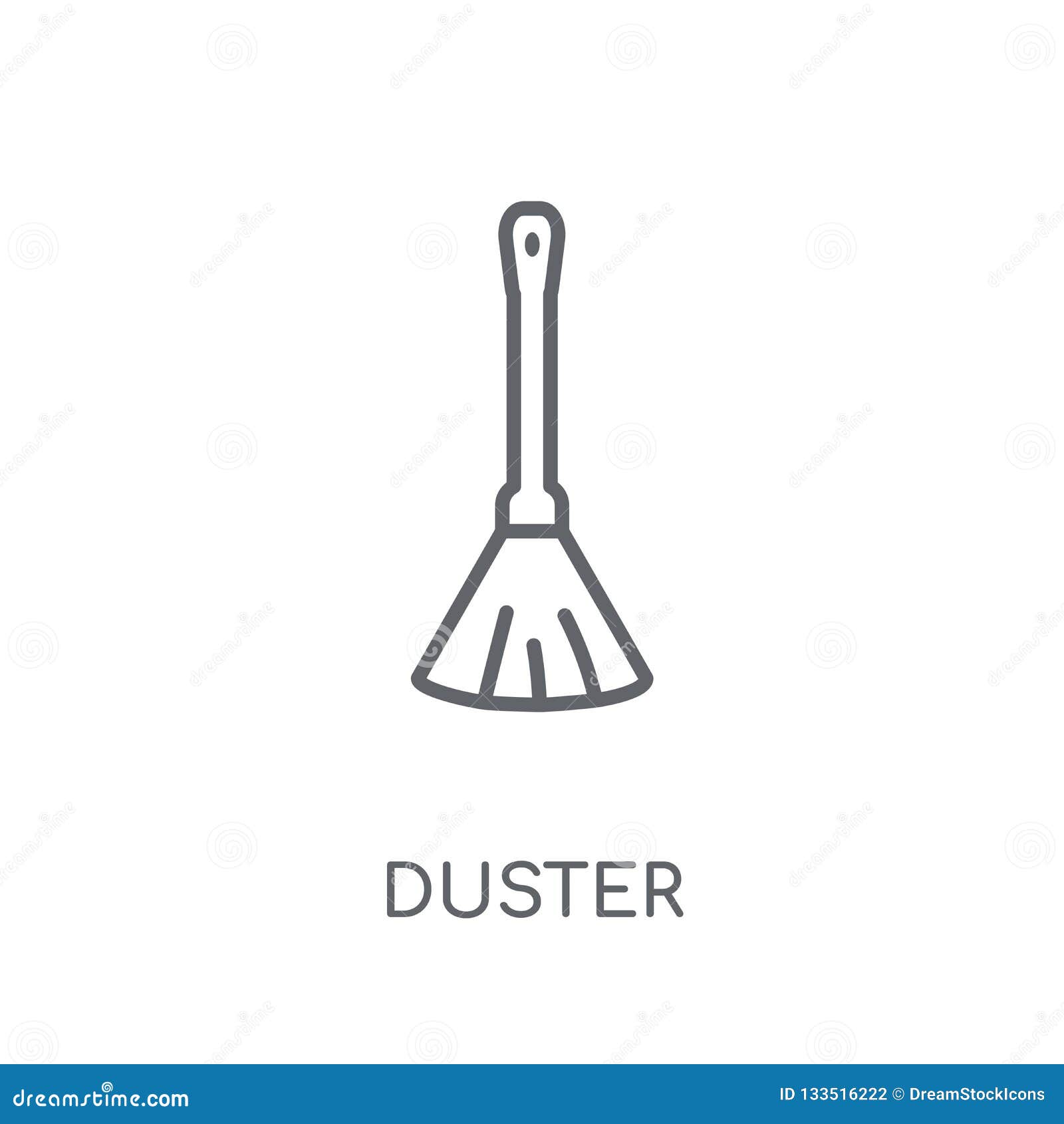 Duster Linear Icon. Modern Outline Duster Logo Concept on White Stock ...