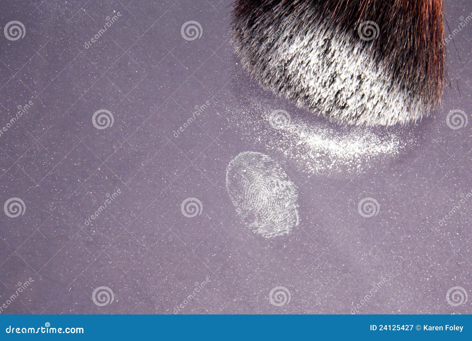 Dusting for Fingerprints stock image. Image of biometric - 24125427