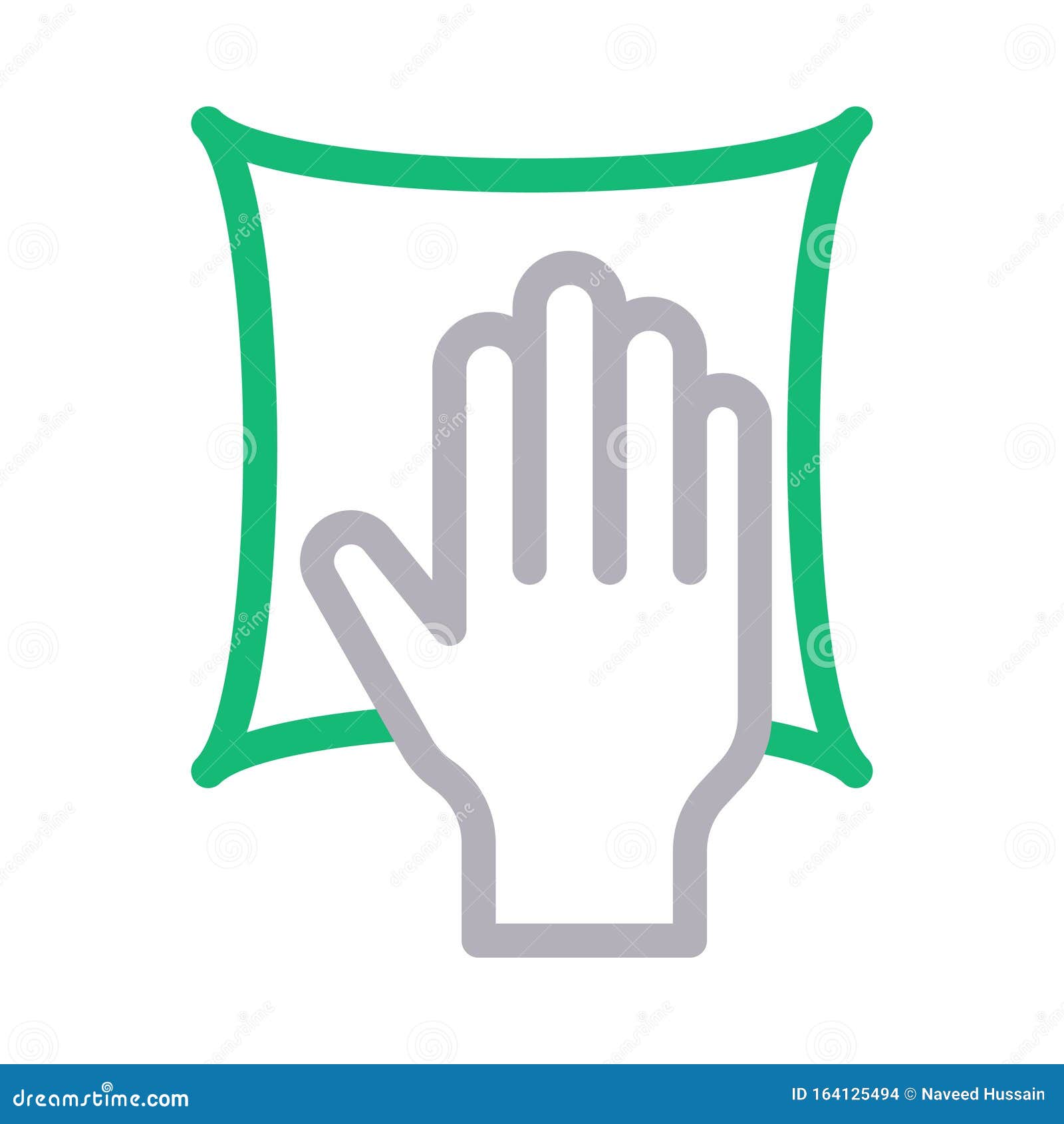 Dusting Vector Color Line Icon Stock Vector - Illustration of household ...