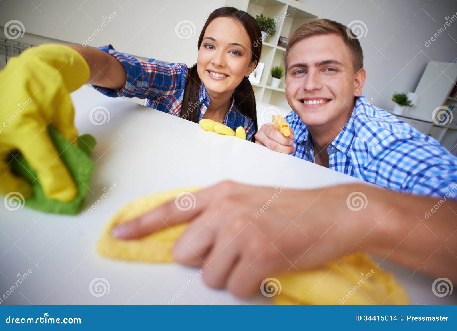 Dusting stock photo. Image of focus, feminine, cleanser - 34415014