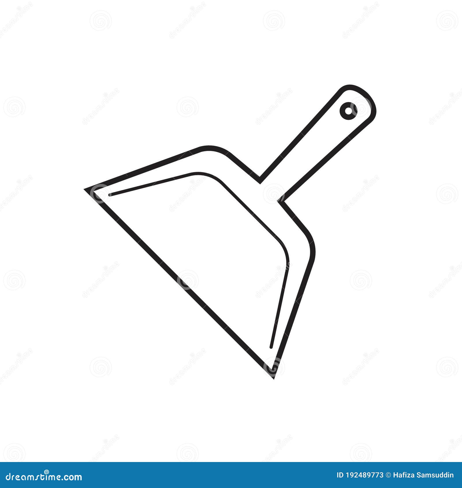 Dustpan. Vector Illustration Decorative Design Stock Vector ...